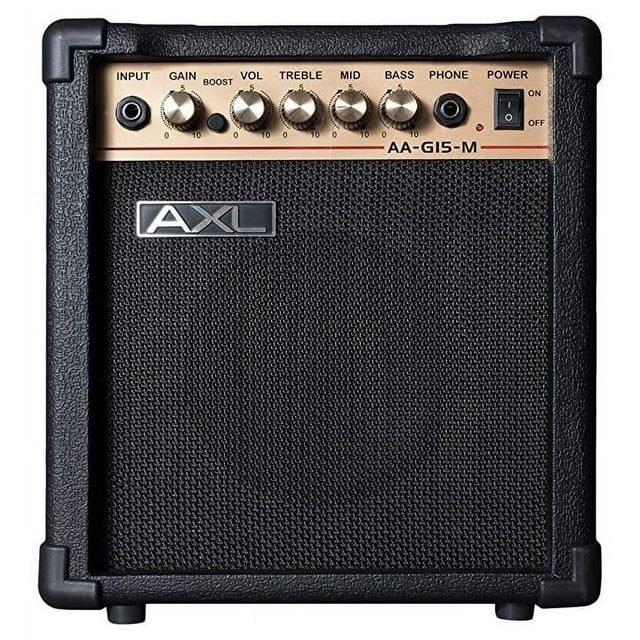 AXL Model AA-G15-M Guitar Amplifier, 15 Watts with 6.5" Speaker with ...