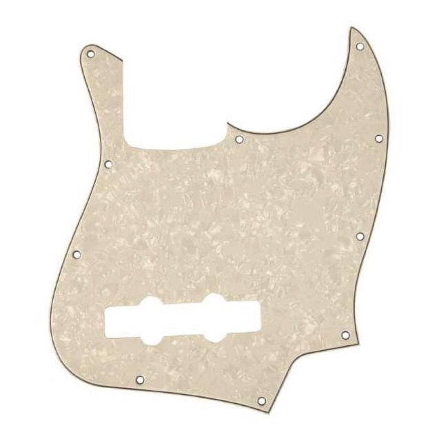 AXL Model PG-379 2-Pickup J Bass Pickguard, White Pearloid - Walmart ...