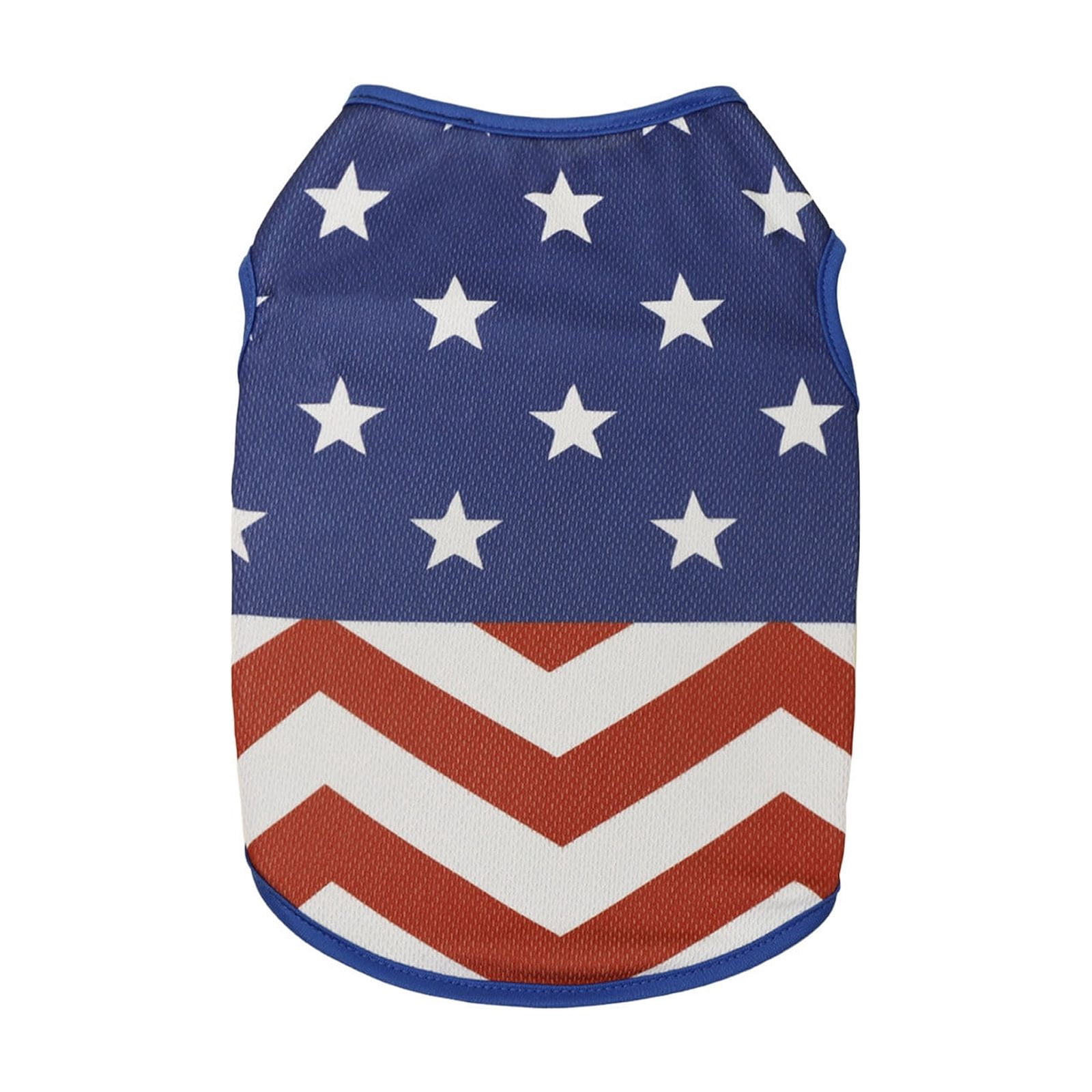 AXL Star Spangled Pet Vest For Cats Dogs Independence Day Outfit Red ...