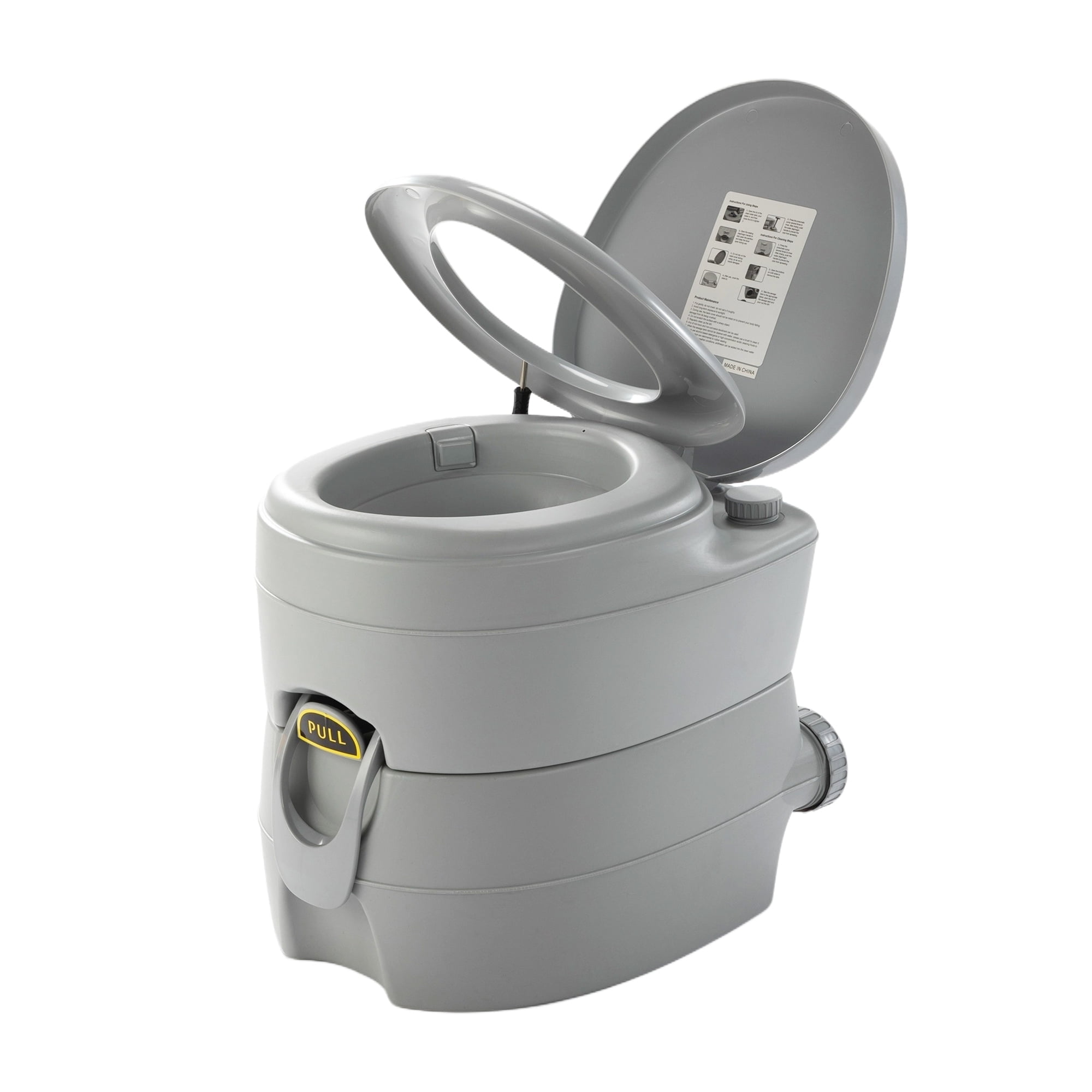 JAXPETY 5.3 Gallon Camping Toilet Portable Travel Toilet with Sealing ...