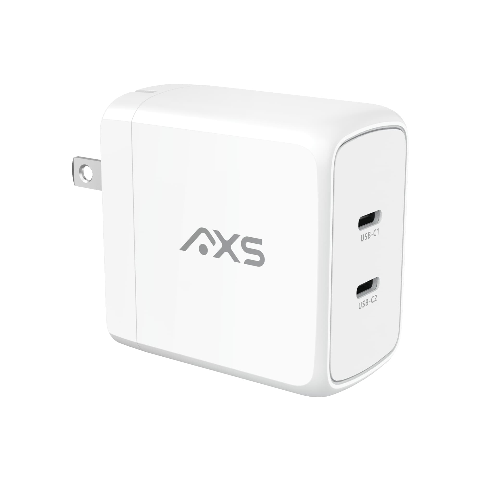 AXS 65W PROCharge Dual Port PD Compact GRS Wall Charger - White ...