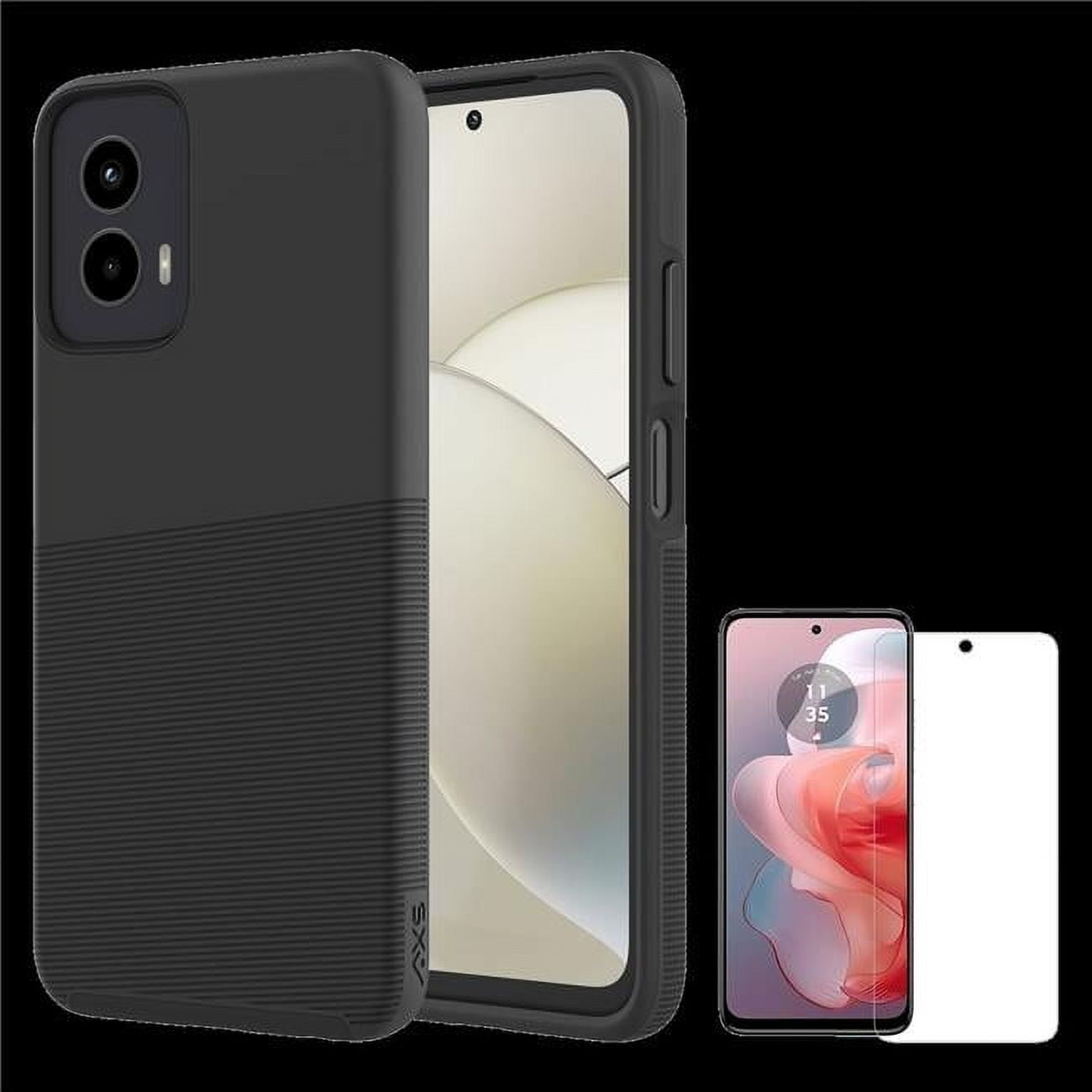 AXS PMOTOR1760 Protech Plus Case & Armorglass Screen Protector for Motorola Moto G Power 5G 2024 ...