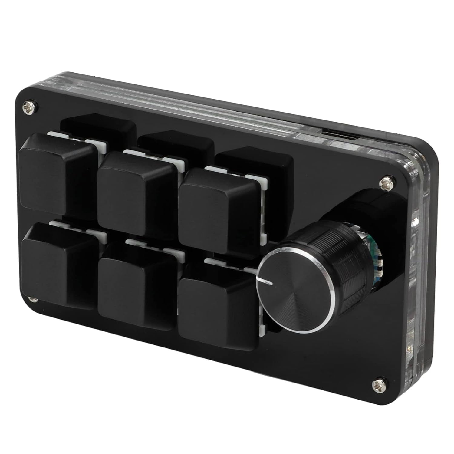 AXUWKFDU 6 Keys Programmable Keypad, Mini Mechanical Shortcut ...