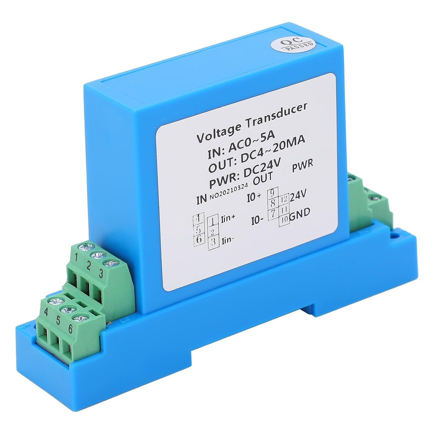 AXUWKFDU AC Current Transmitter DC4‑20mA Output Power Distribution ...