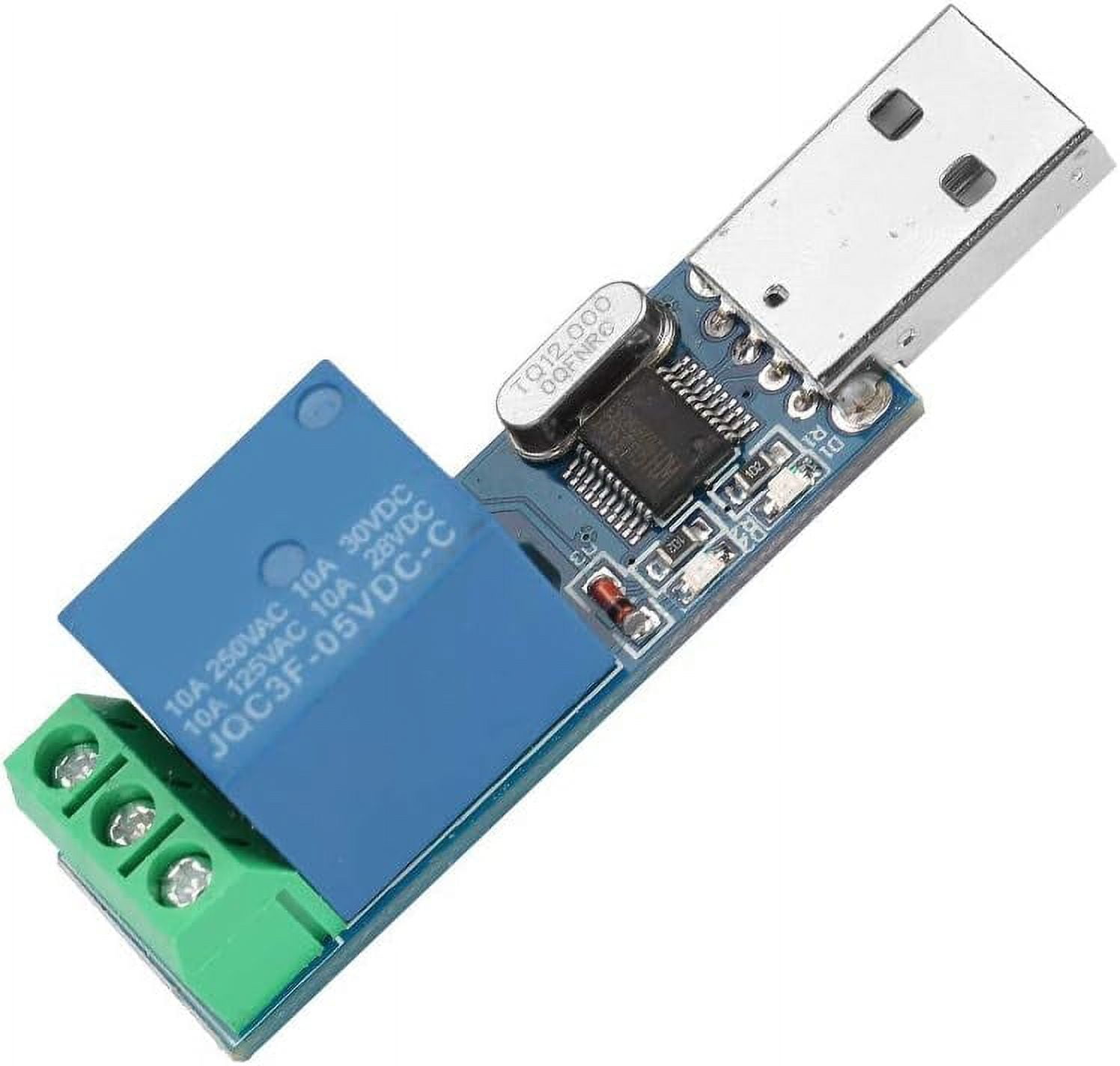 AXUWKFDU E-3 USB Relay Module MCU PC USB Smart Control Switch Jog Self ...