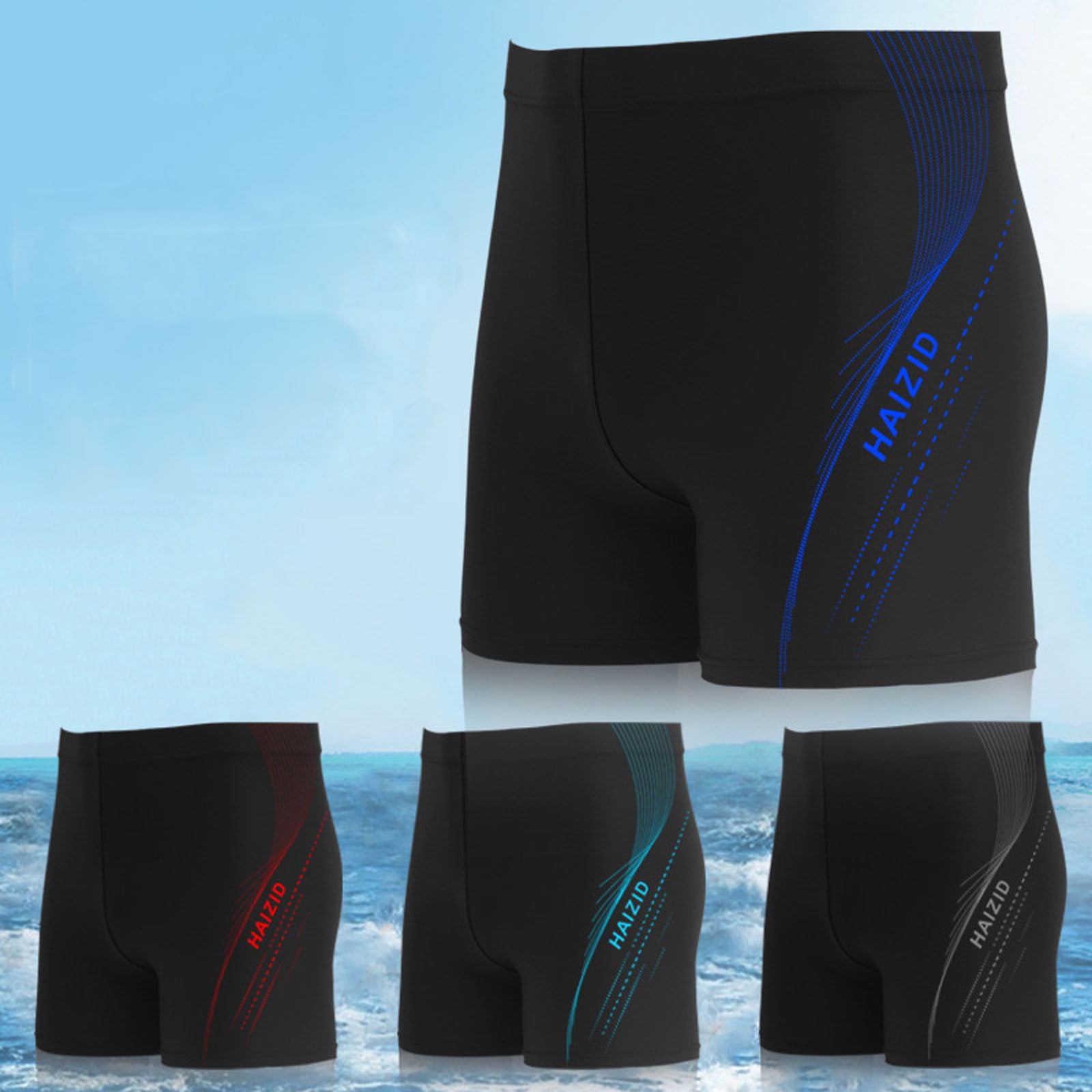 AXXD Athletic Shorts For Men Summer Plus Size Swimming Shorts Spa Beach ...