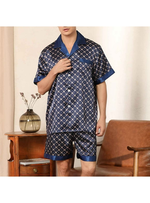 Mens Short Pajama Sets