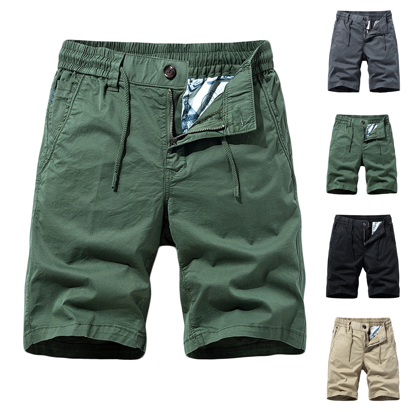 AXXD Mens Cargo Shorts Black Summer Shorts Running Shorts Multiple ...