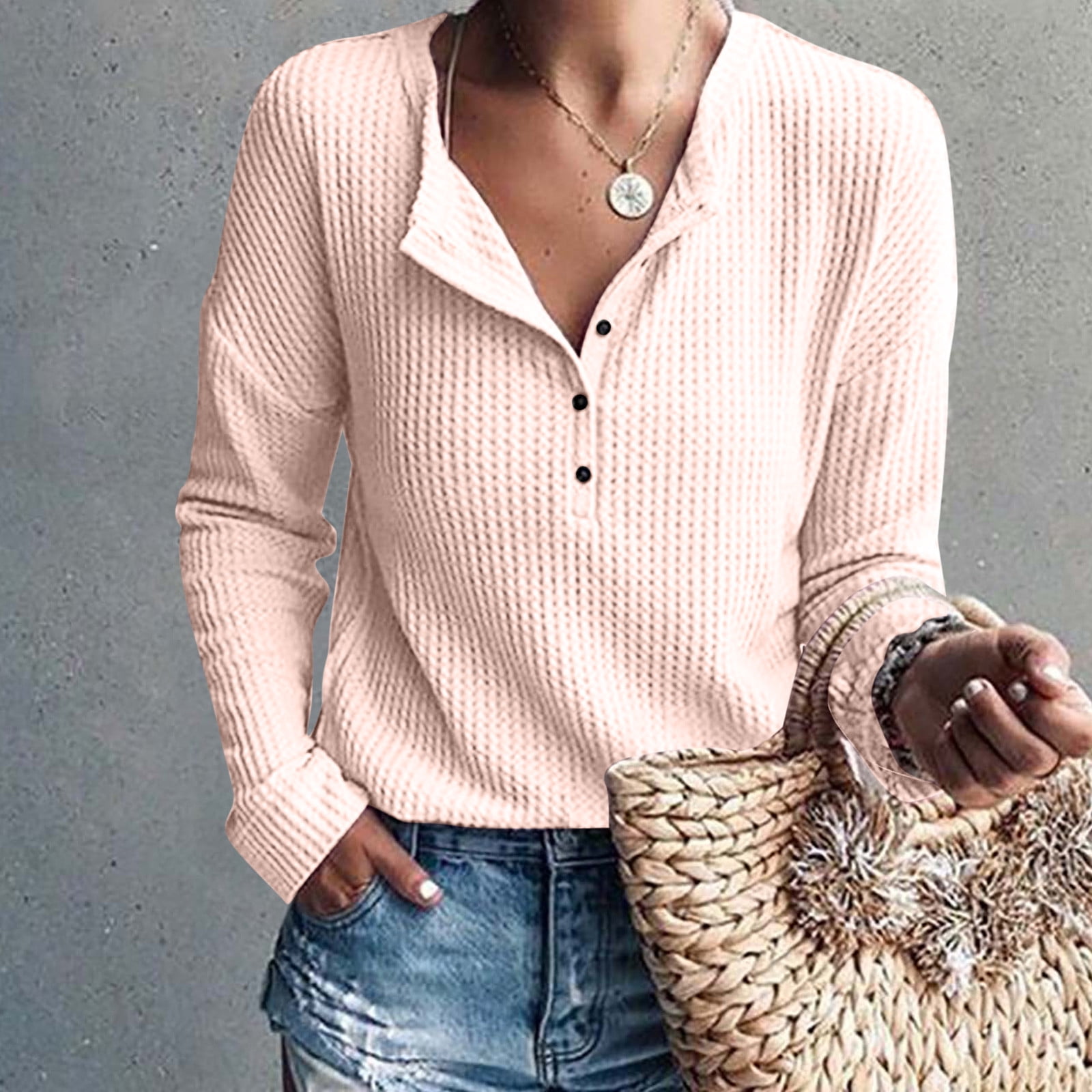 AXXD Pink Plus Size Blouses for Women Business Casual Summer 2024 ...