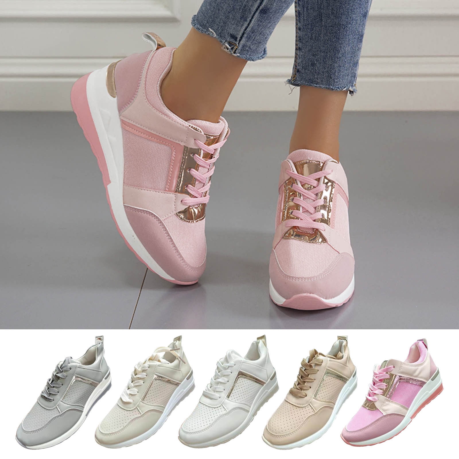 AXXD Women's Sneakers Antimicrobial New Year Teacher Fall Autumn ...