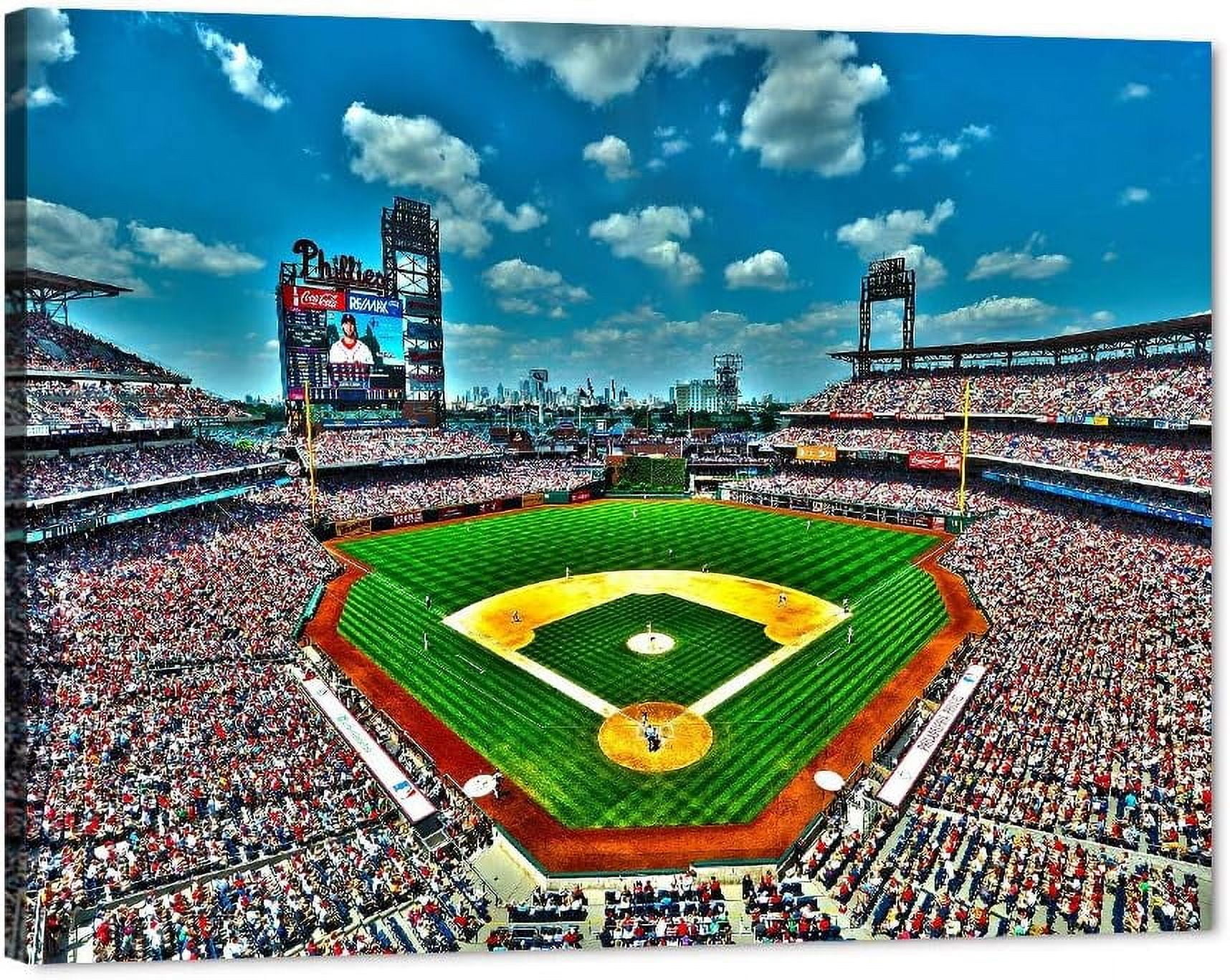 AXXPosters-- 1 Piece Wall Art Canvas Philadelphia Phillies Posters with ...