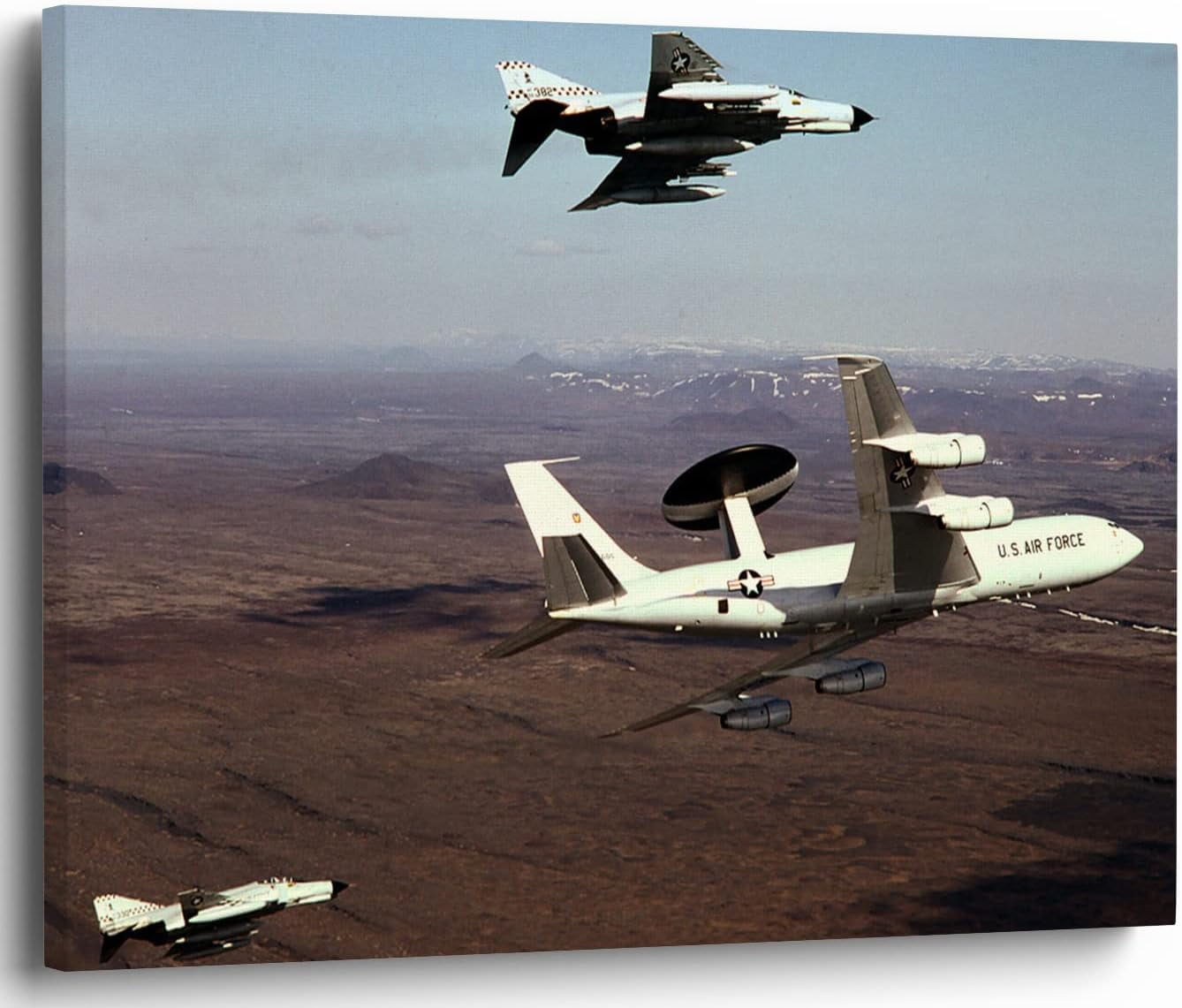 AXXPosters-A-10 Airplane Canvas Wall Art Thunderbolt II A-10 Attack ...
