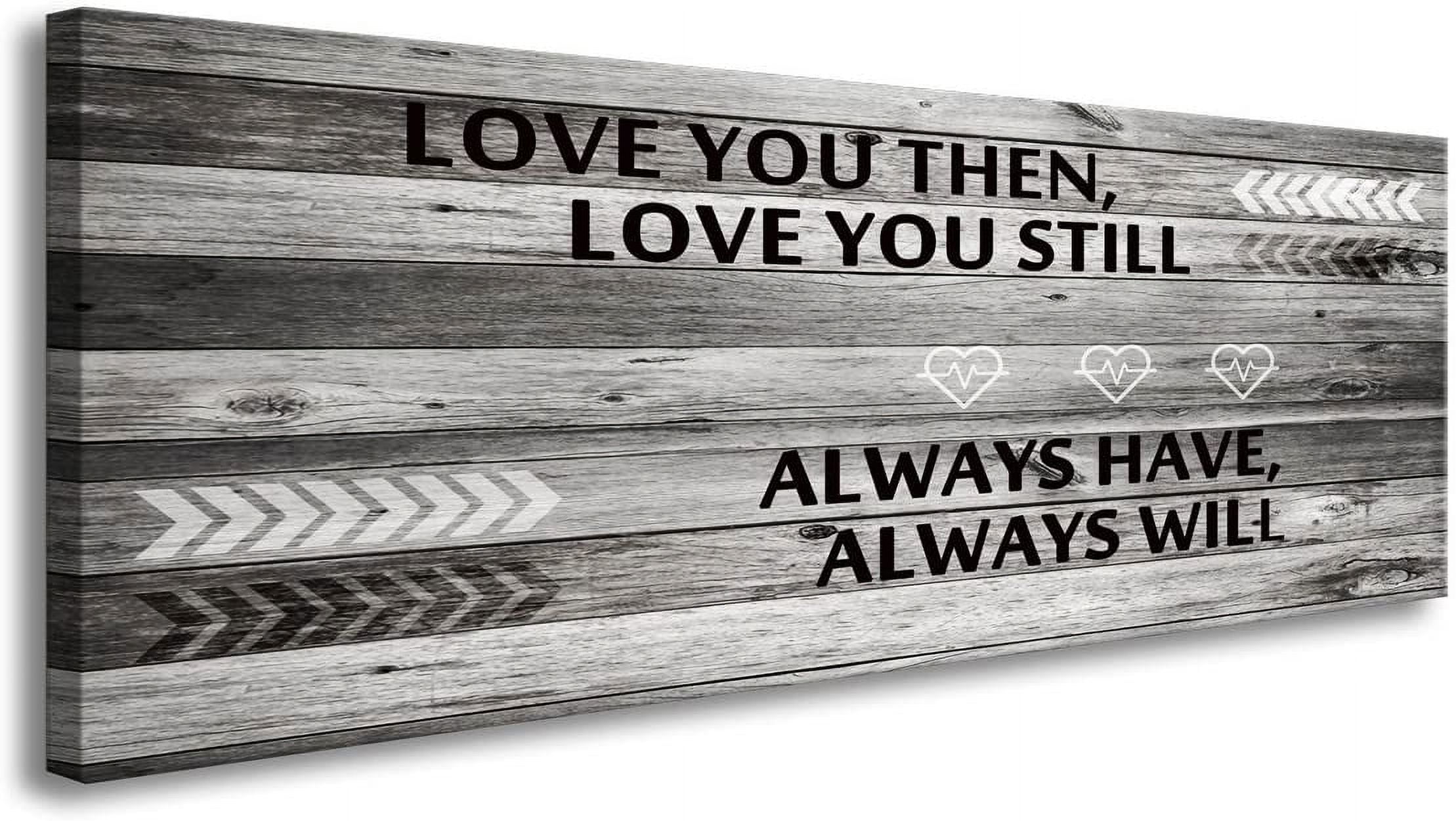 AXXPosters-A71841 Wall Art Love You Still Large Wall Art Canvas (Ready ...