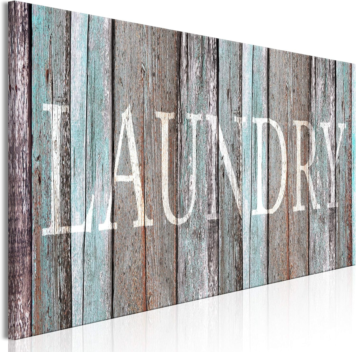 AXXPosters-Acoustic Canvas Wall Art Print Laundry 47x16 in - 1pcs ...