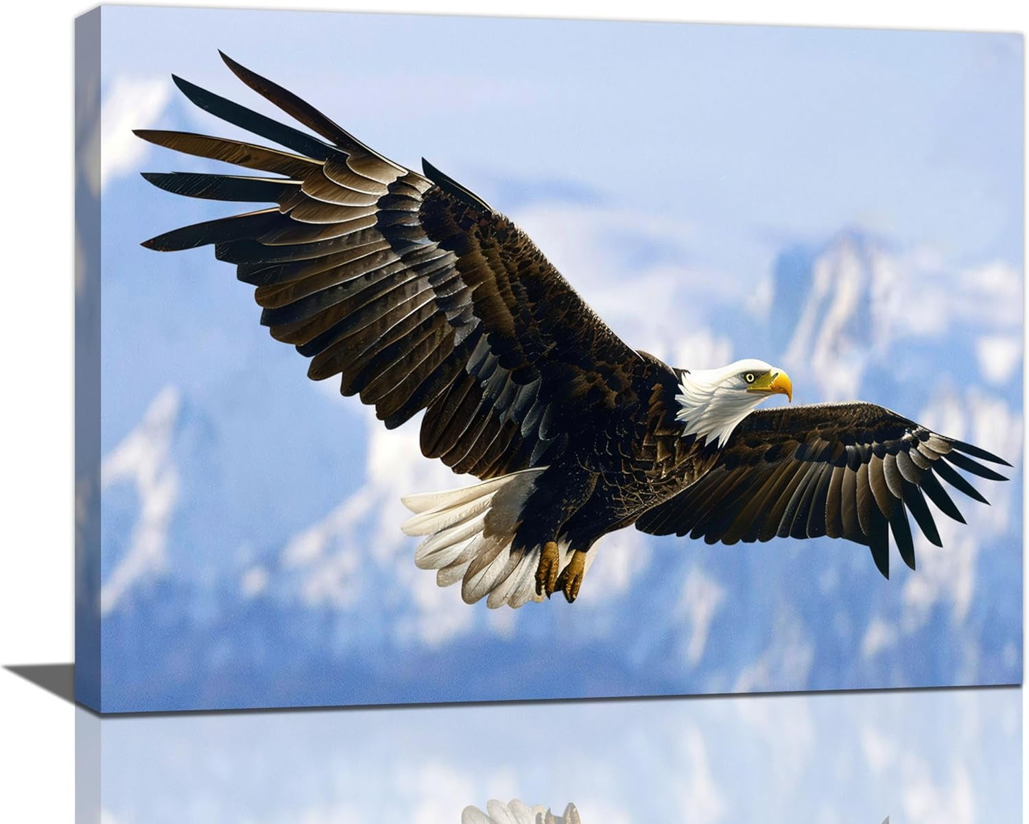 AXXPosters-American Bald Eagle Wall Art Flying Eagle Canvas Prints ...