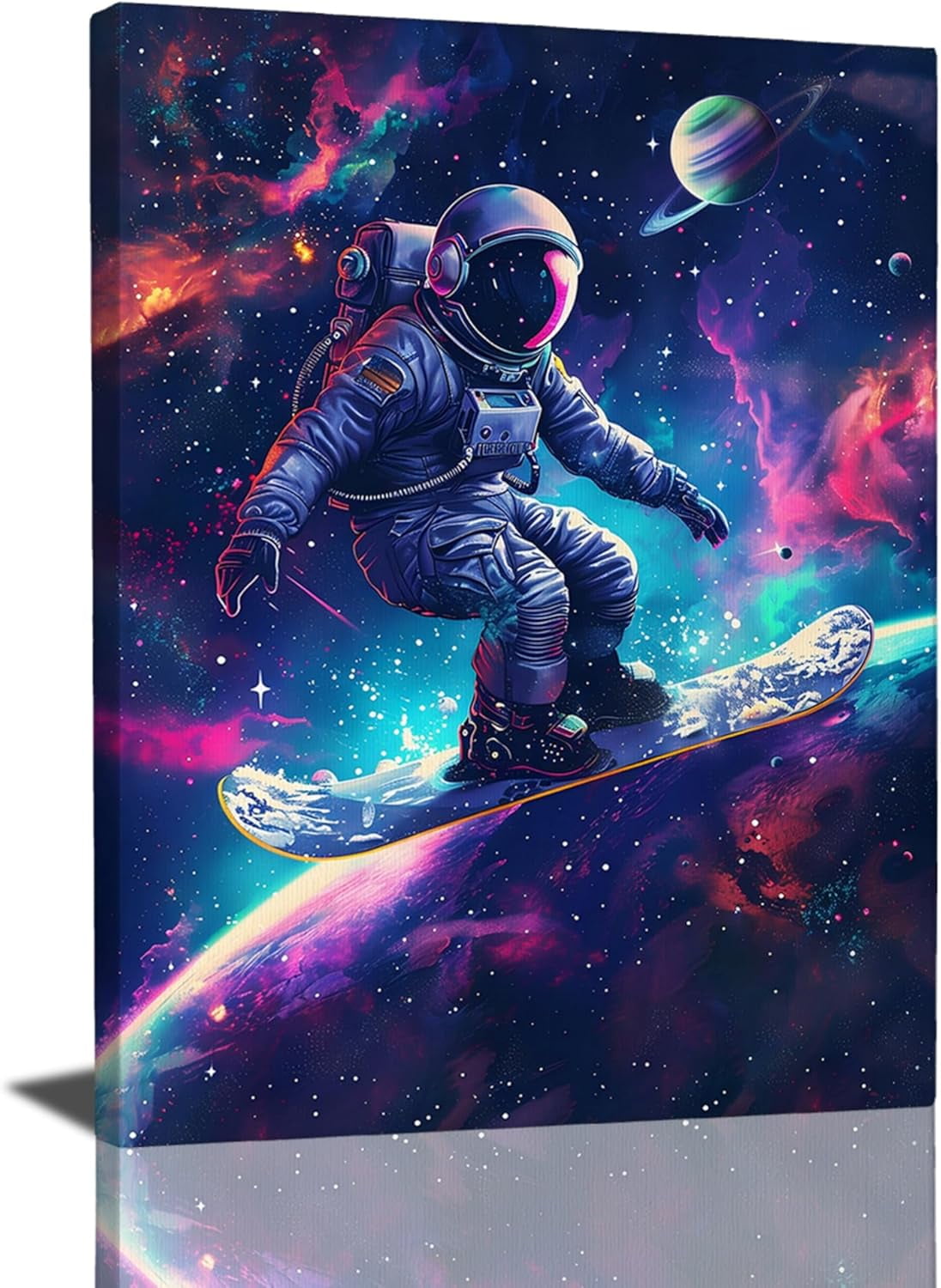 AXXPosters-Astronaut Decor Wall Art Spaceman Wall Decor Astronaut ...