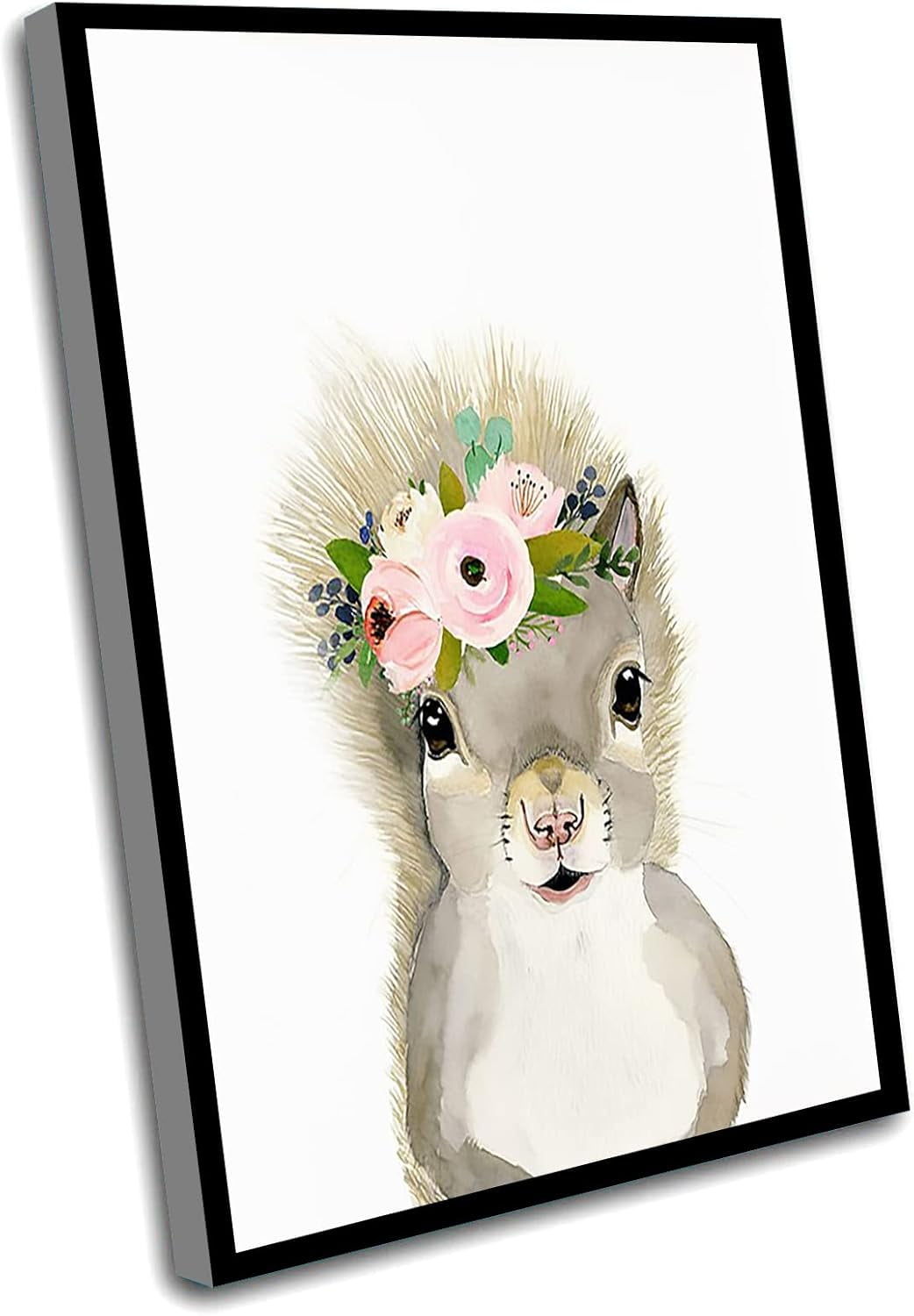 AXXPosters Baby Boy Bedroom Decor,Watercolor Baby Squirrel,Woodland ...