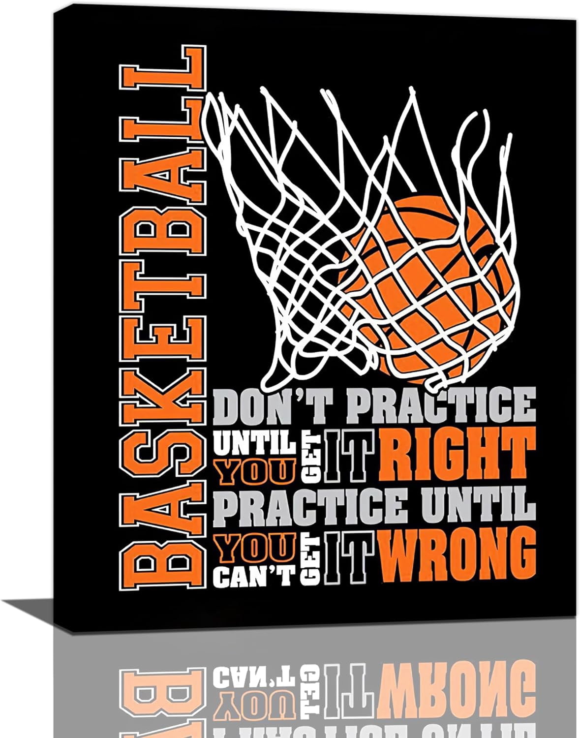 AXXPosters Basketball Wall Art Motivational Quotes Pictures Wall Decor ...