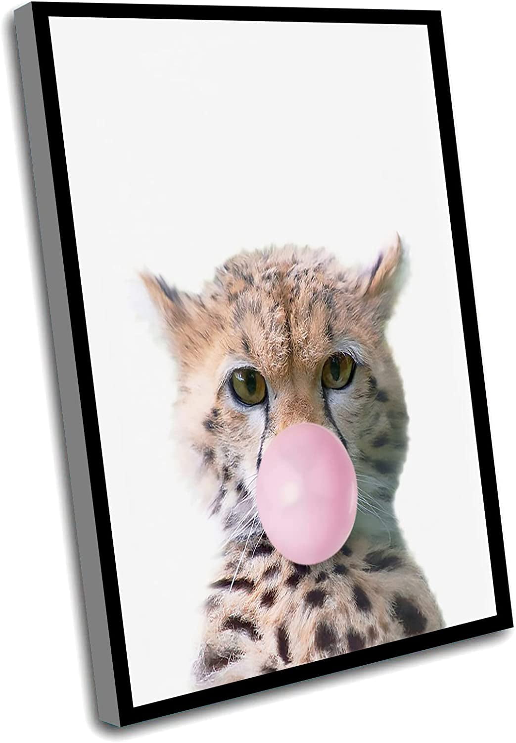 AXXPosters Bathroom Decor For Girls,Baby Cheetah Print,Cheetah With ...