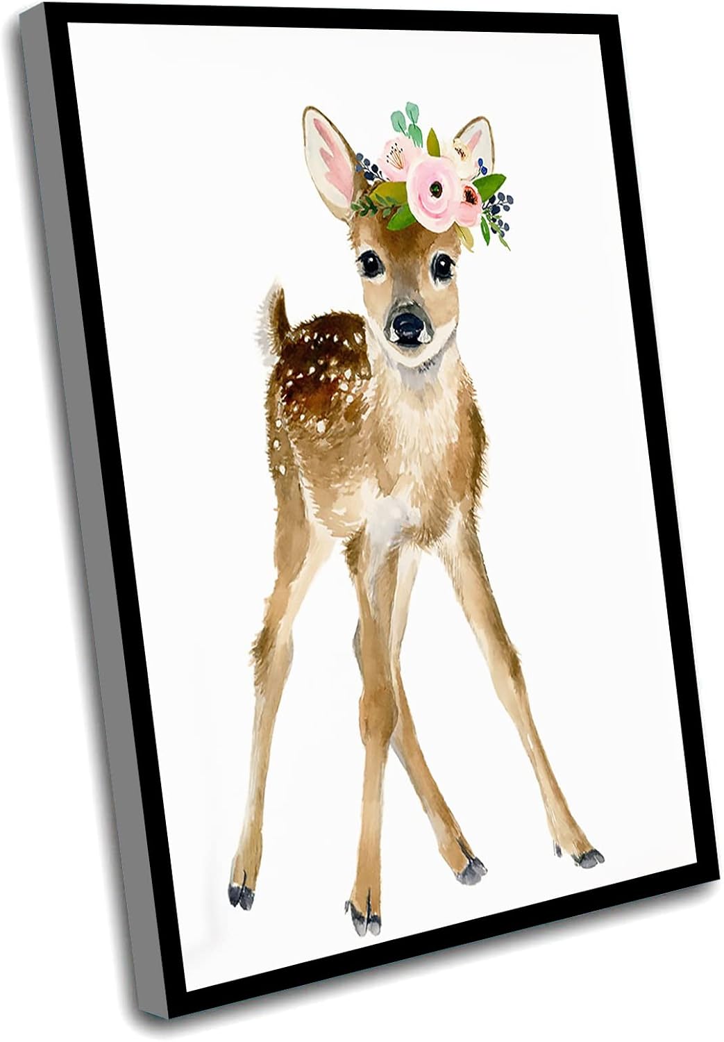 AXXPosters Bedroom Decor For Boys,Watercolor Baby Deer,Woodland Nursery ...
