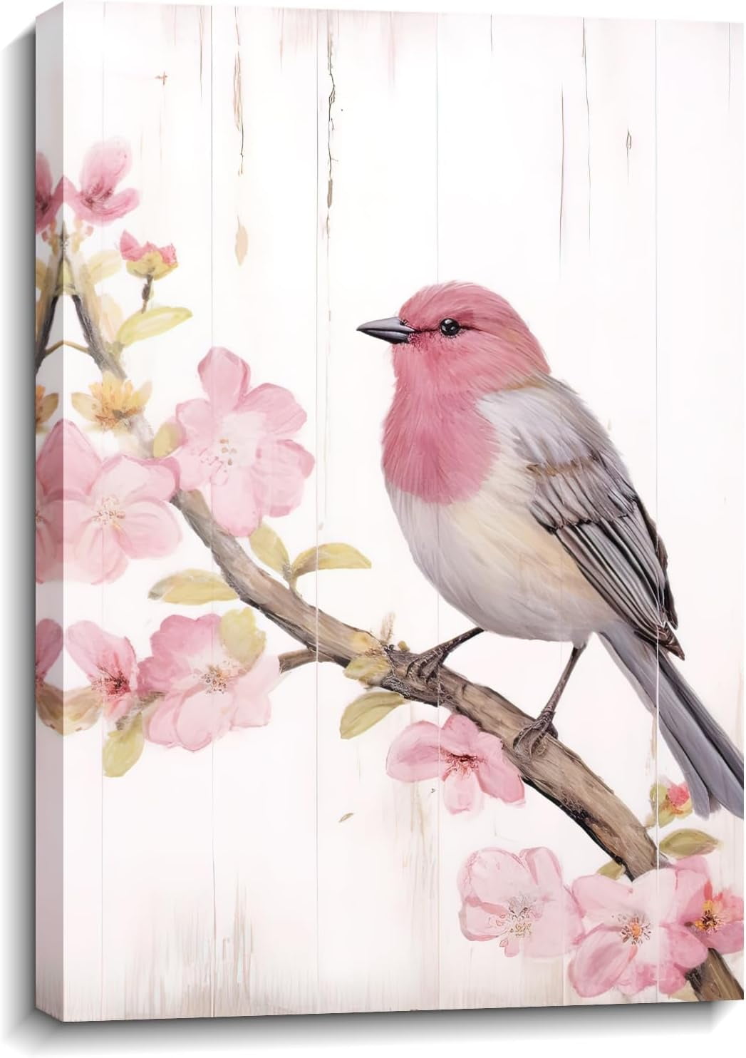 AXXPosters-Birds Canvas Wall Art Hummingbirds on Branch Picture Print ...