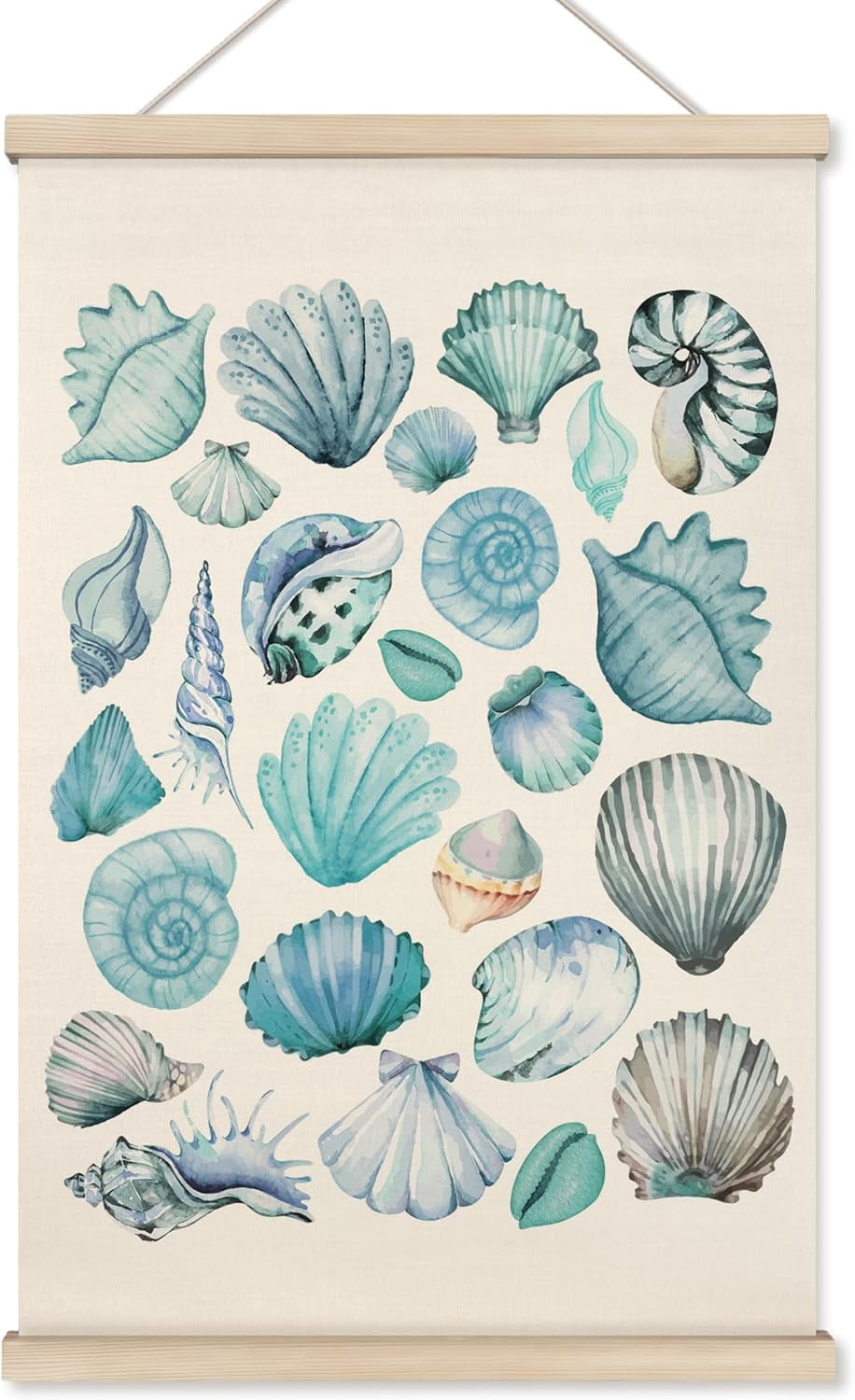 AXXPosters Bluey Coastal Cowgirl Wall Art Poster Poster Un, Seashell Wall Art, Preppy Wall Decor ...
