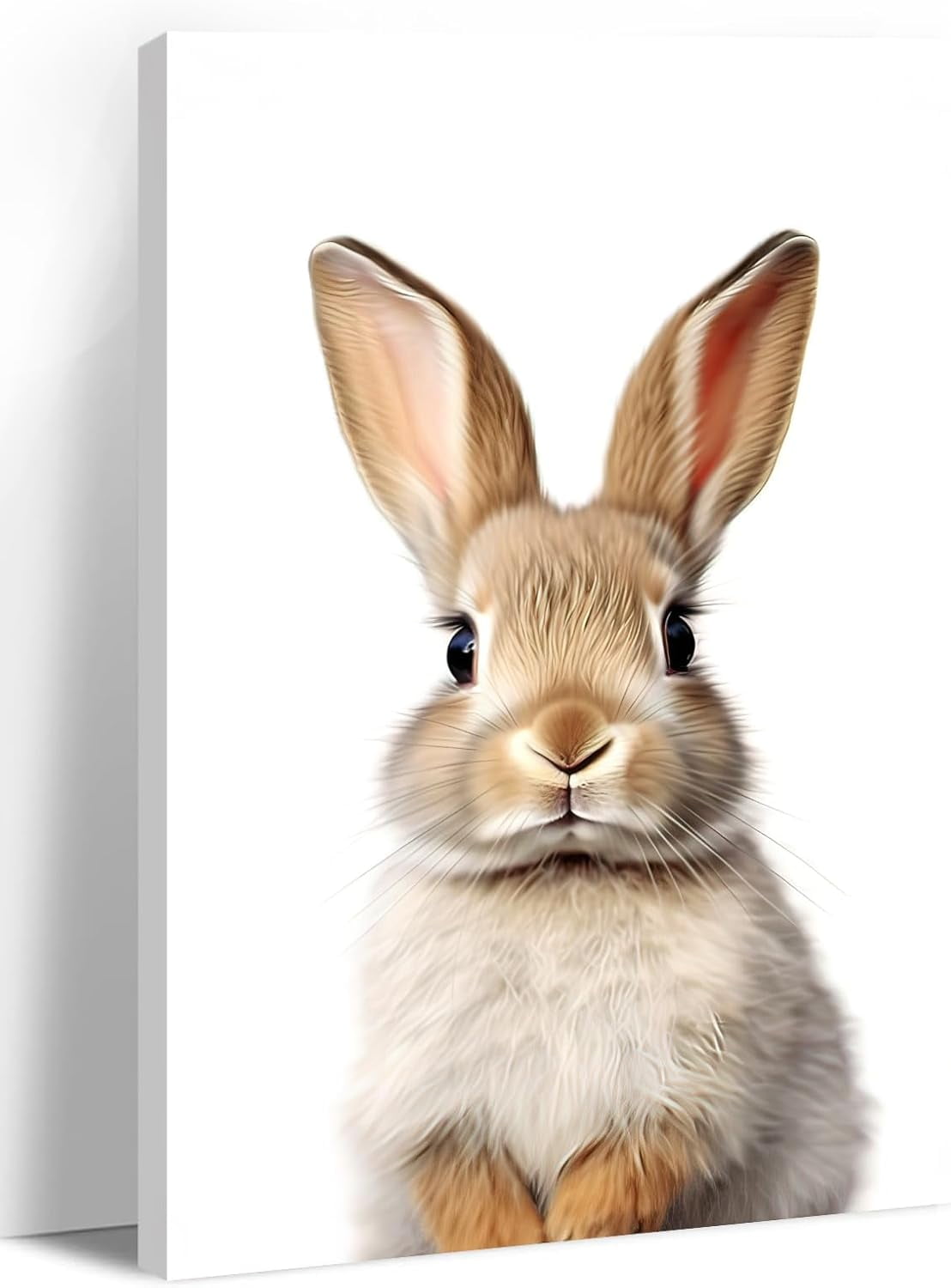 AXXPosters-Bunny Canvas Wall Art Nursery Wall Decor Cute Rabbit Picture ...