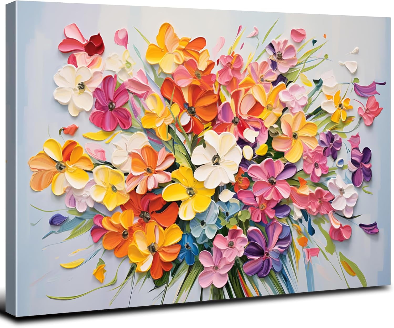 AXXPosters-Burnt Orange Flower Pictures Wall Decor Aesthetic Daisy Wall ...