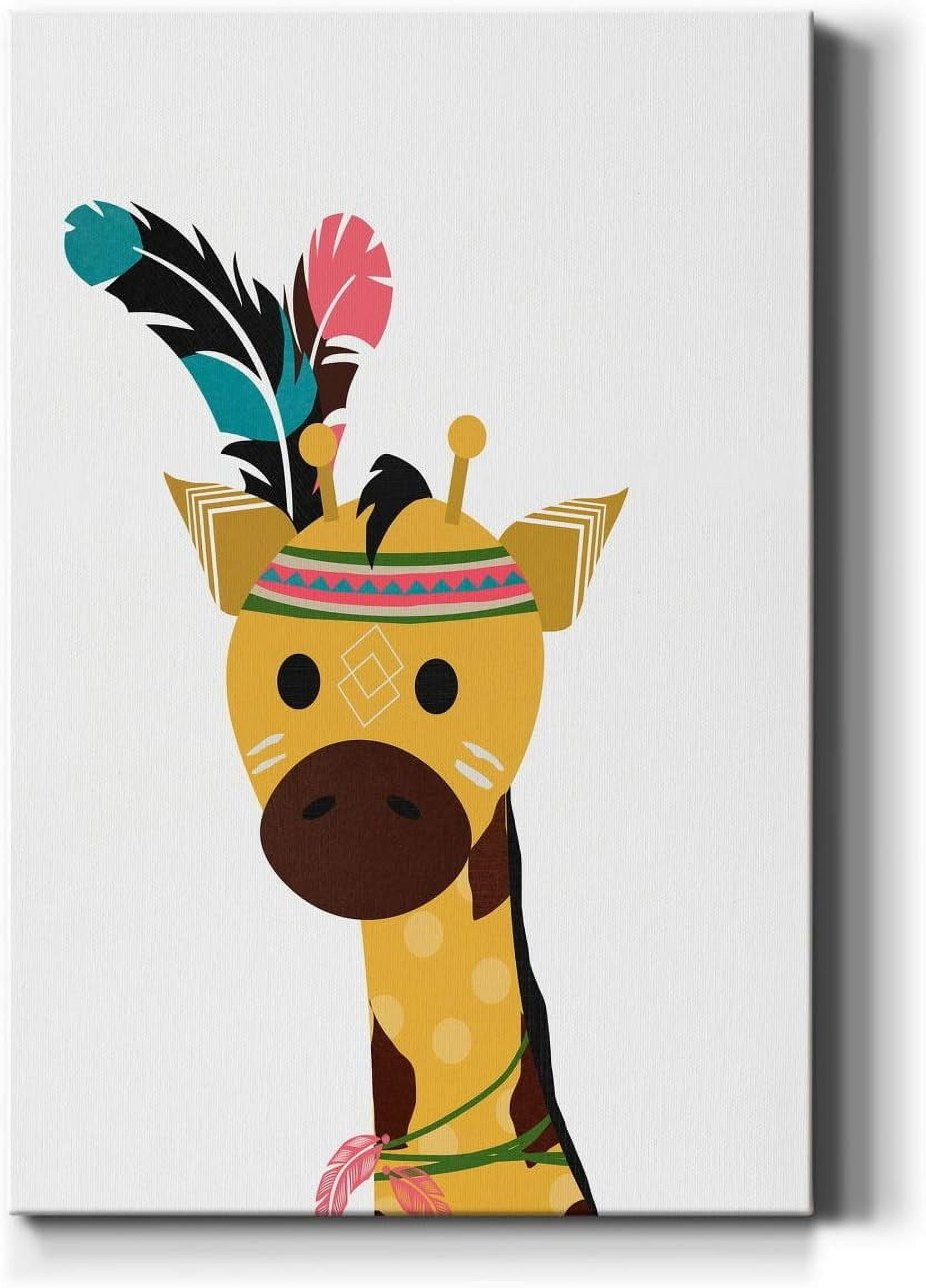 AXXPosters-Canvas Animal Wall Art Decorations Paintings & Prints Yellow ...