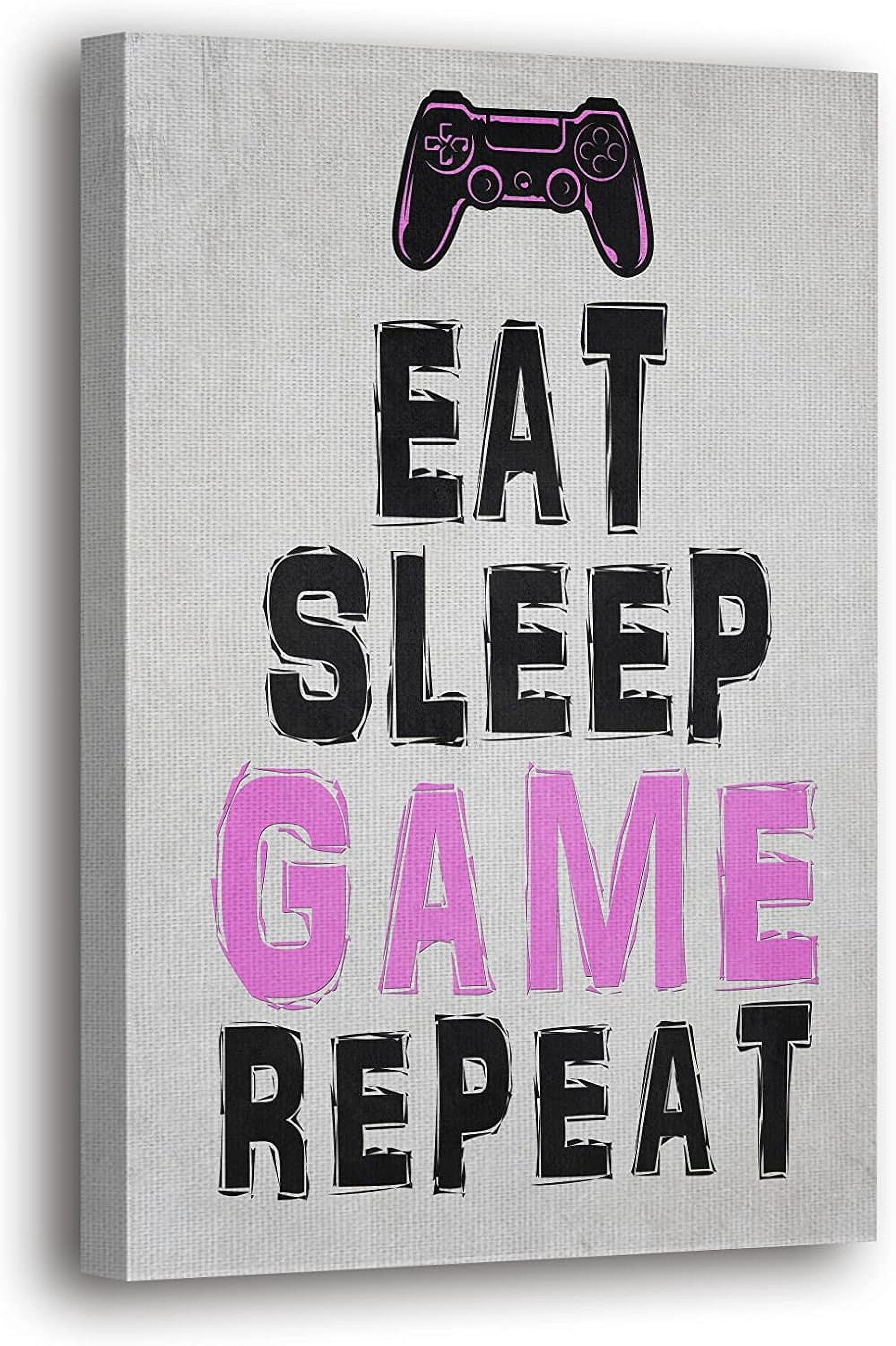 AXXPosters Canvas Art Video Game Room Decor for Adults, Board Game Wall ...