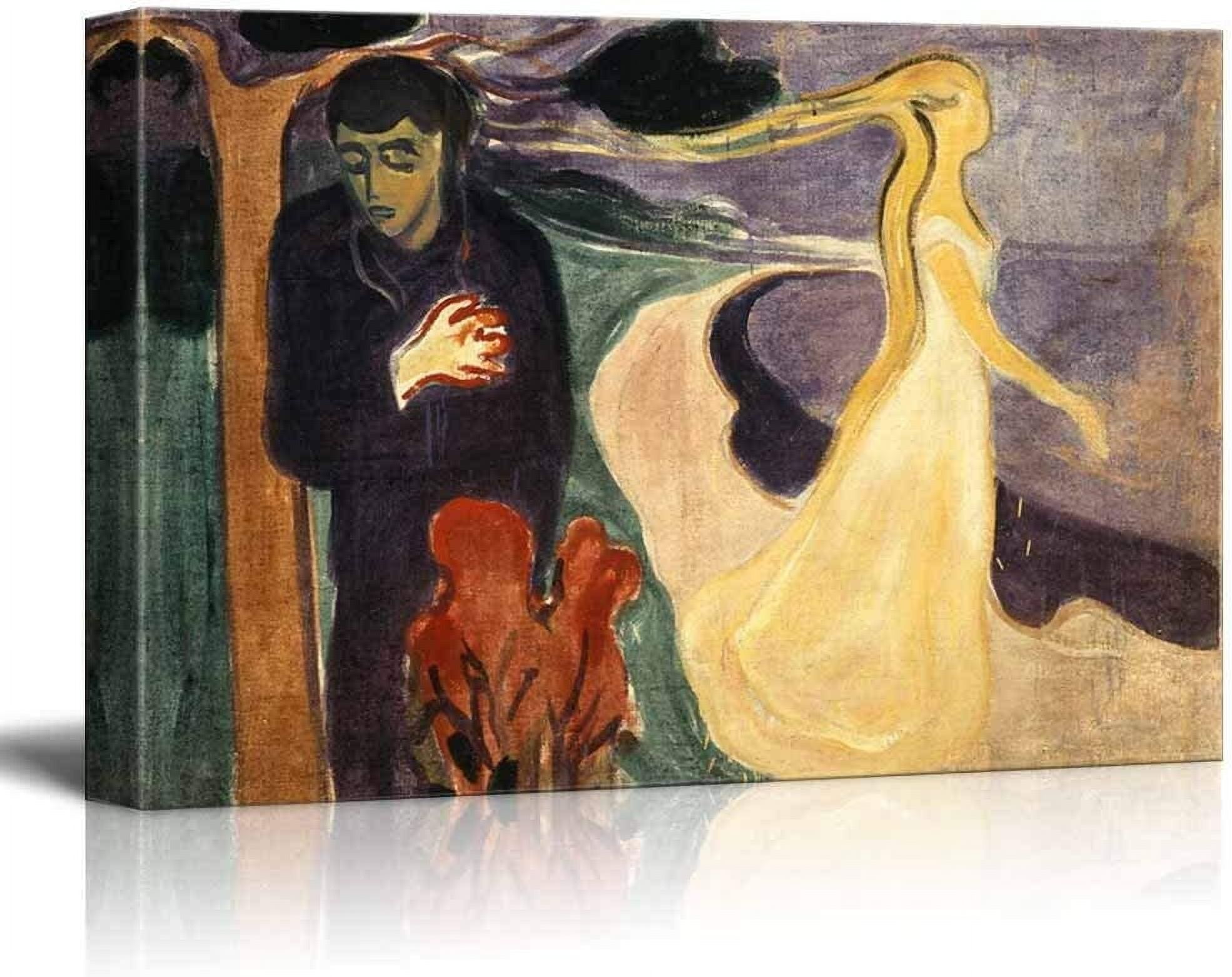 AXXPosters-Canvas Print Wall Art Separation, 1896 by Edvard Munch ...