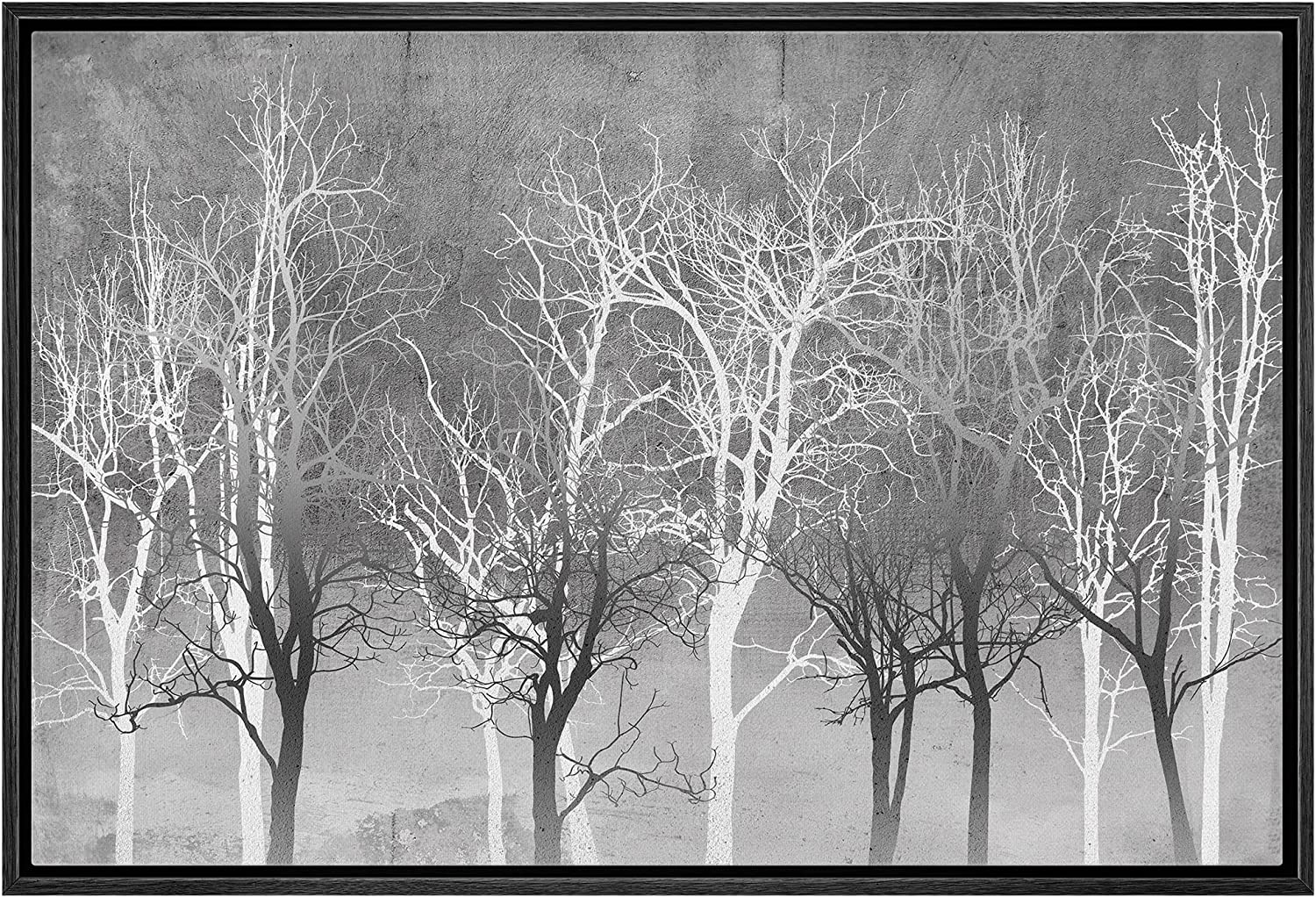 AXXPosters-Canvas Print Wall Art Woodland Nursery Decor Sunlight Over ...