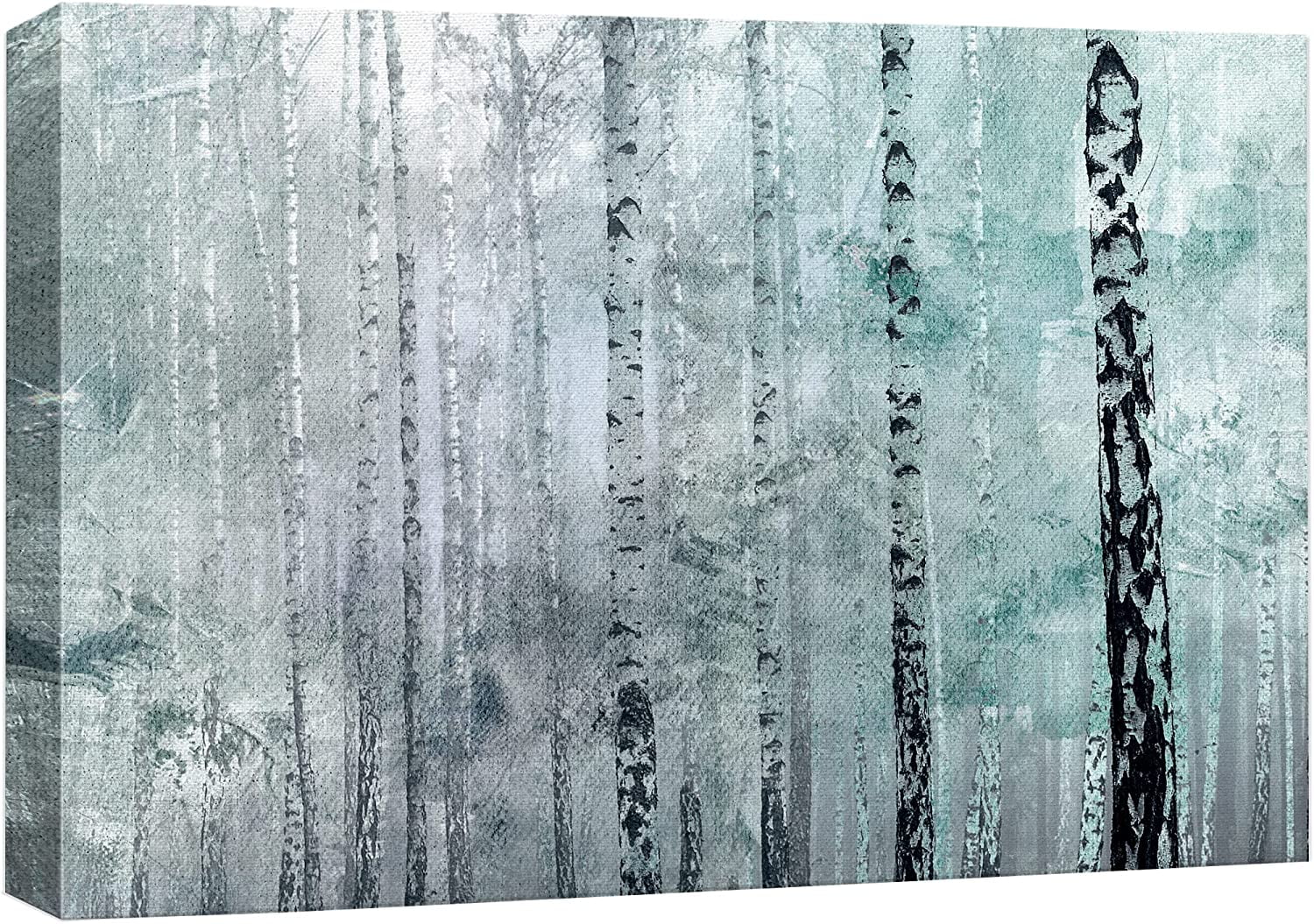 AXXPosters-Canvas Print Wall Art Woodland Nursery Decor Sunlight Over ...