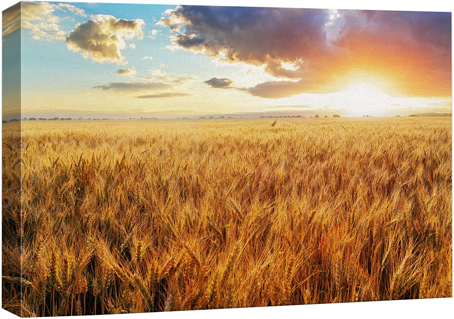 AXXPosters-Canvas Prints Wall Art - Beautiful Scenery/Landscape Sunset ...