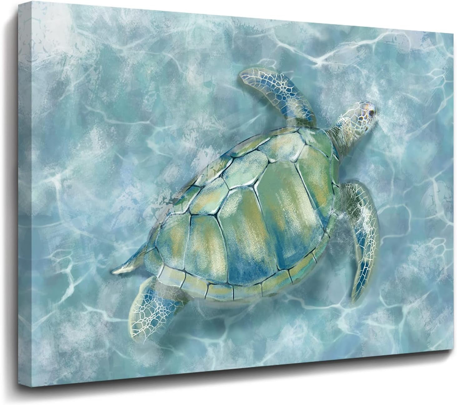 AXXPosters-Canvas Wall Art for Bedroom Sea Turtle Wall Decor Pictures ...