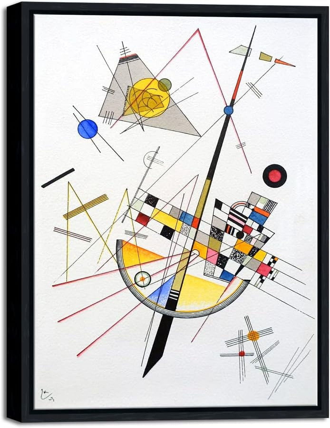 AXXPosters- Canvas Wall Art Delicate Tension #85, 1923 by Wassily ...