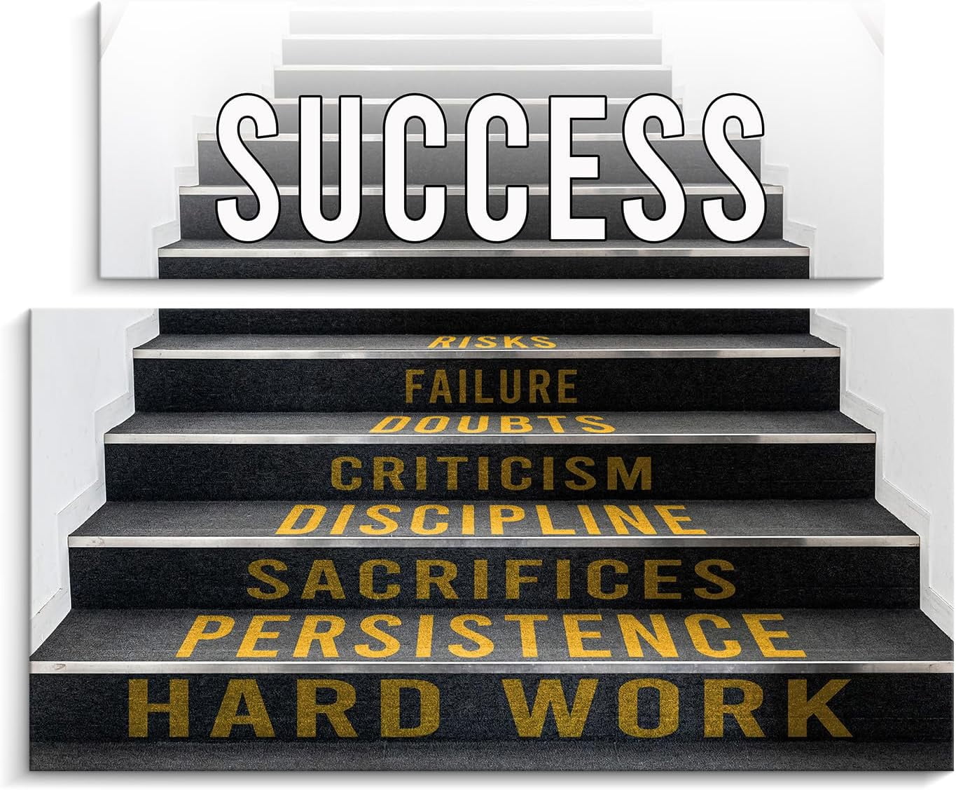 AXXPosters- Canvas Wall Art, Horizontal Modern Wall Decor Signs , Funny ...