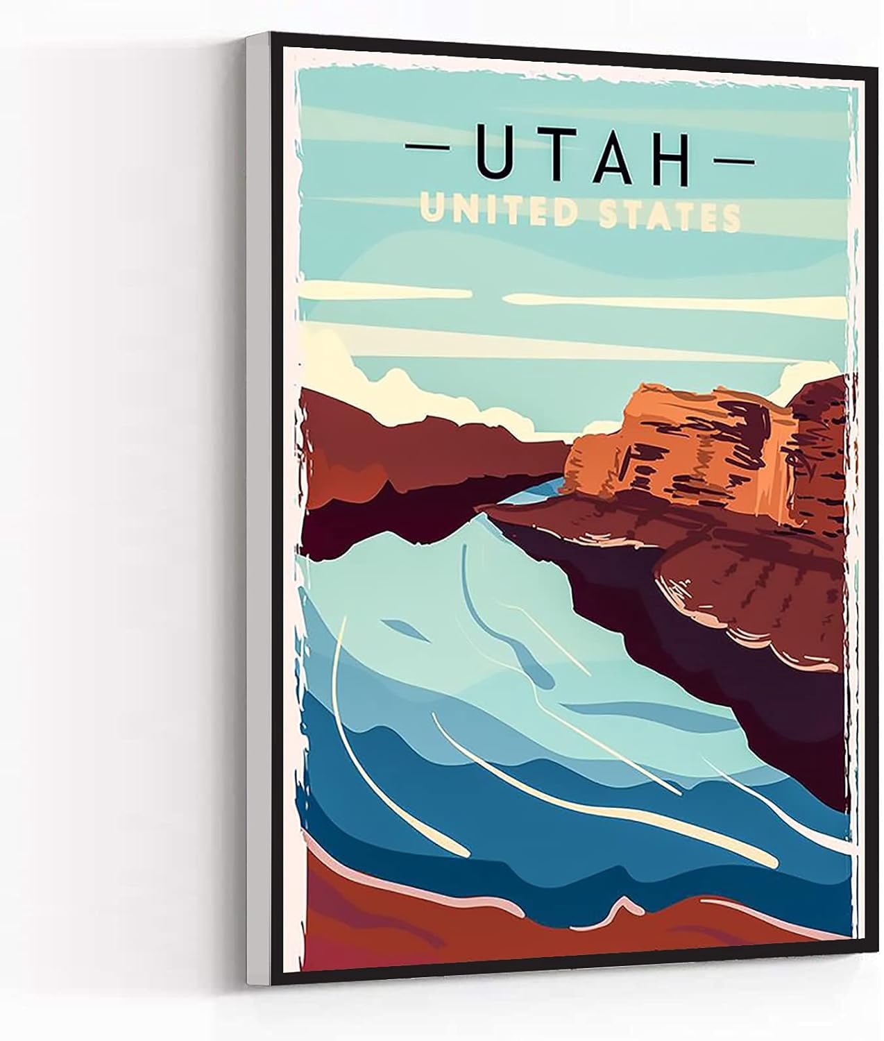 AXXPosters-Canvas Wall Art The Man In The Arena Metal Print,Theodore ...