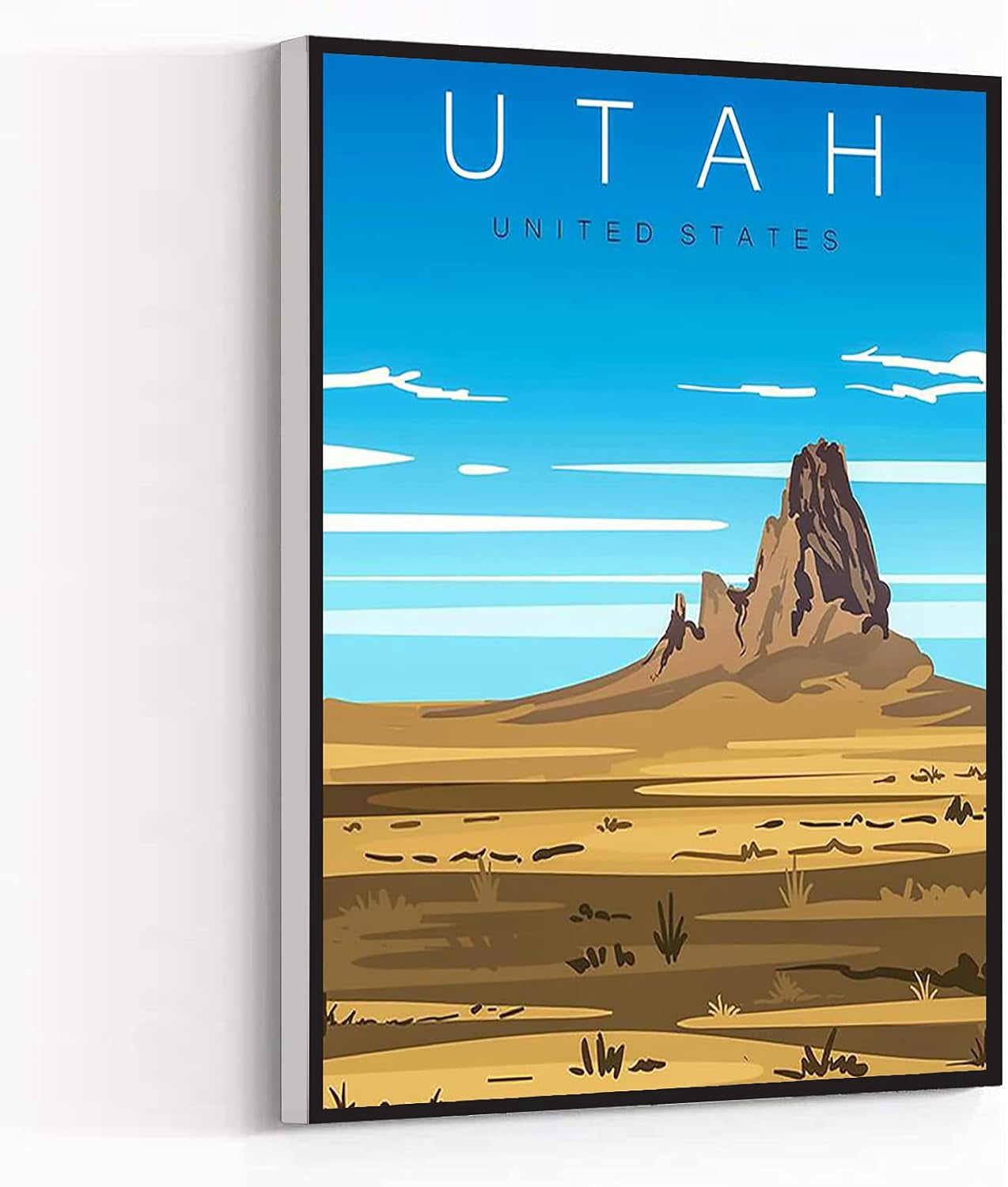 AXXPosters-Canvas Wall Art The Man In The Arena Metal Print,Theodore ...