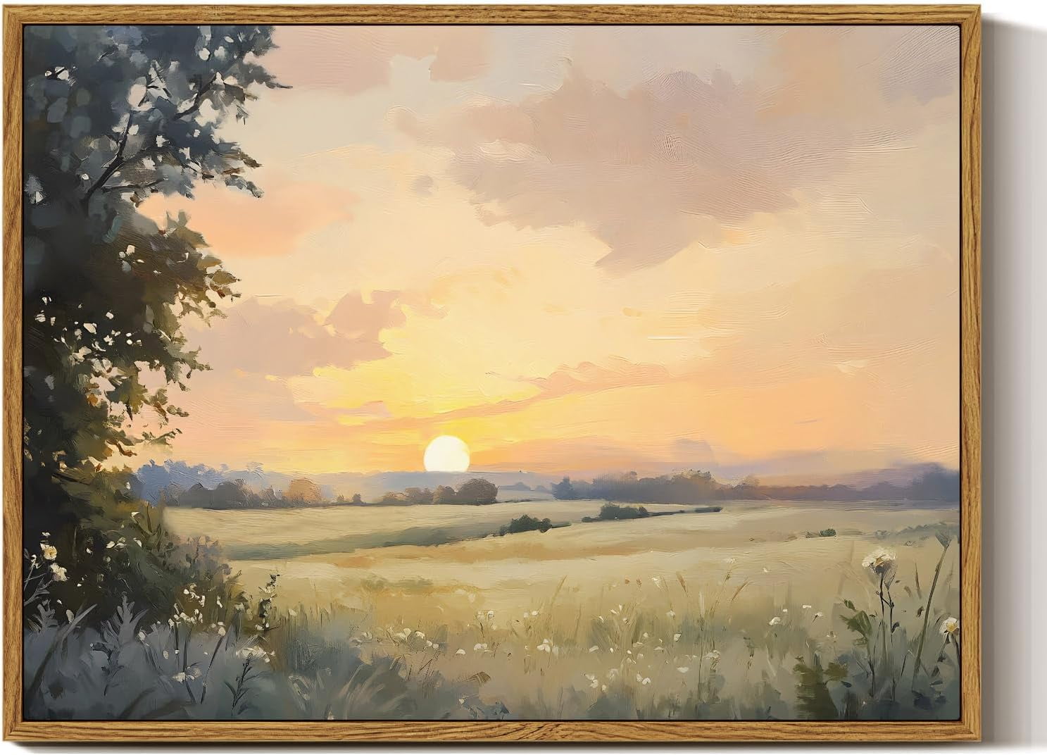 AXXPosters- Canvas Wall Art, Vintage Wall Decor, Fall Landscape ...