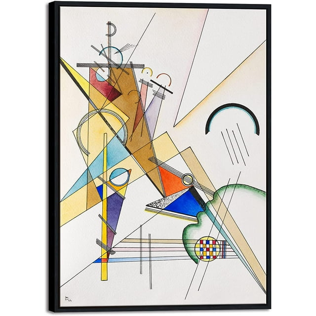 AXXPosters-Canvas Wall Art Wassily Kandinsky Composition Viii Picture ...