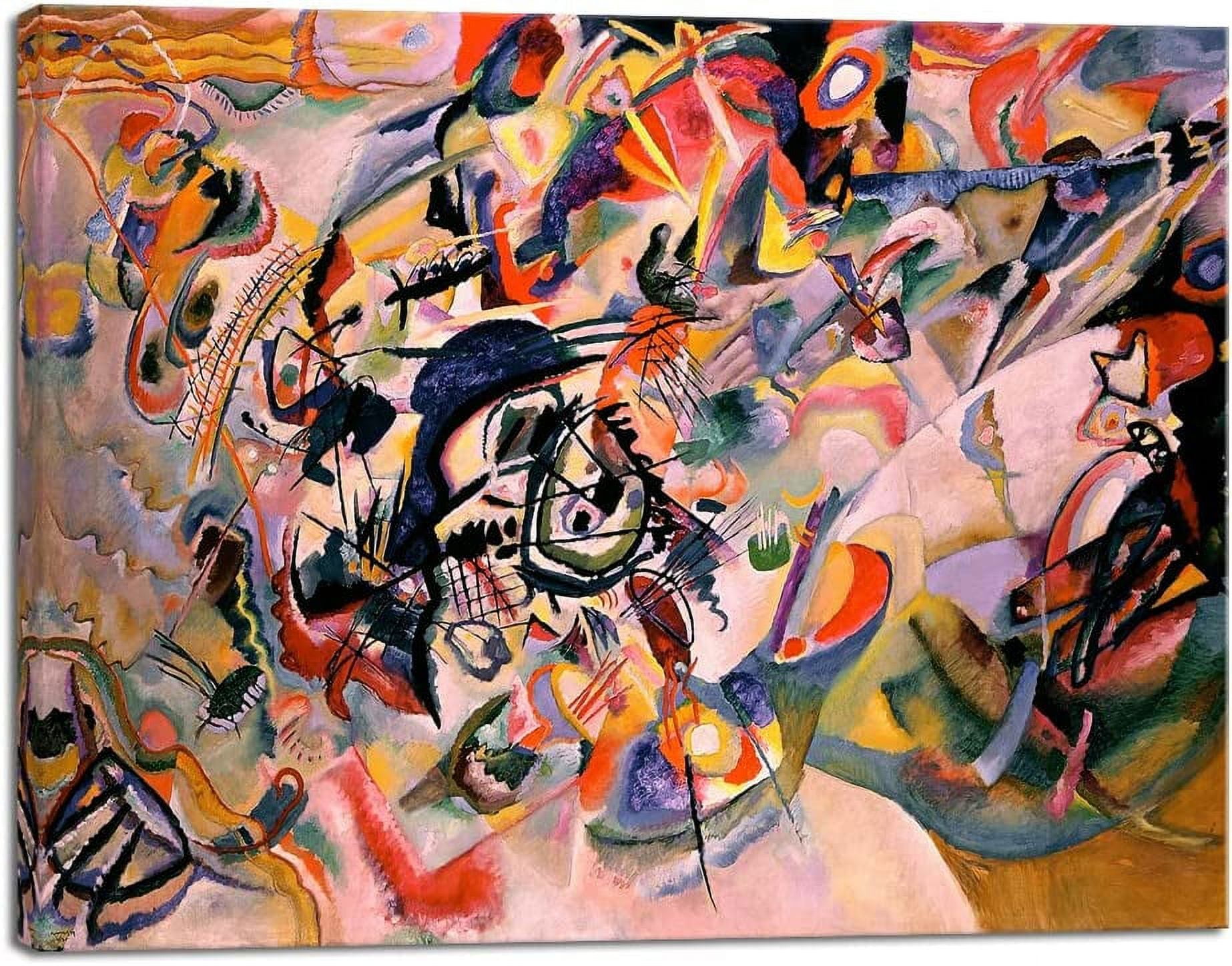 AXXPosters-Canvas Wall Art Wassily Kandinsky Composition Viii Picture ...