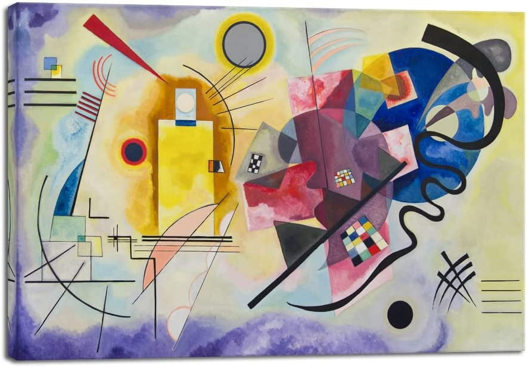AXXPosters-Canvas Wall Art Wassily Kandinsky Composition Viii Picture ...