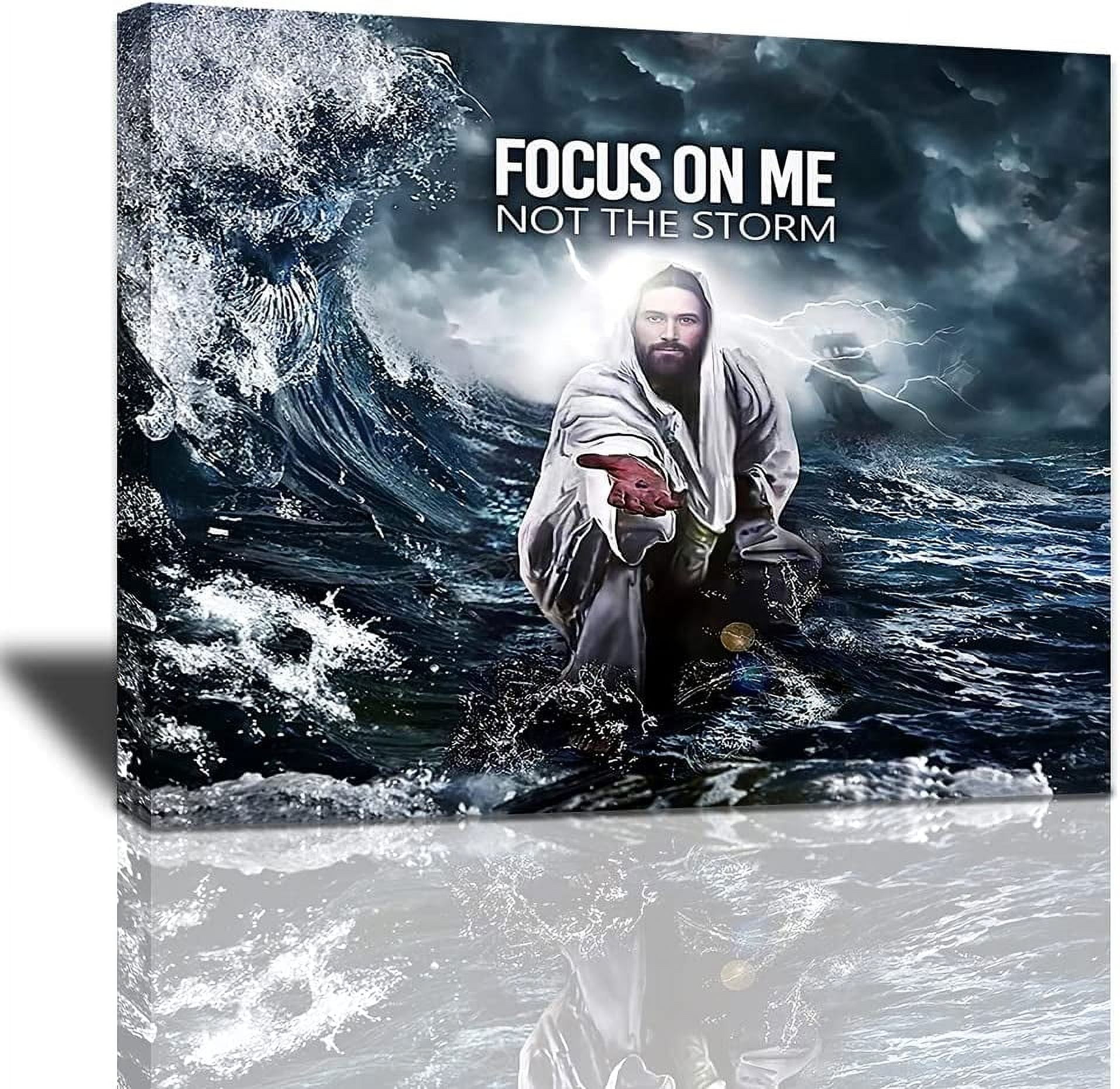 AXXPosters-Christian Canvas Decor Wall Art Jesus Painting Pictures for ...