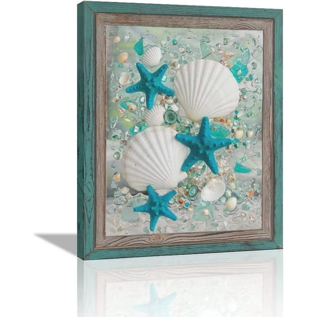 AXXPosters-Coastal Farmhouse Canvas Print Wall Decor Ideas Sea Artwork ...