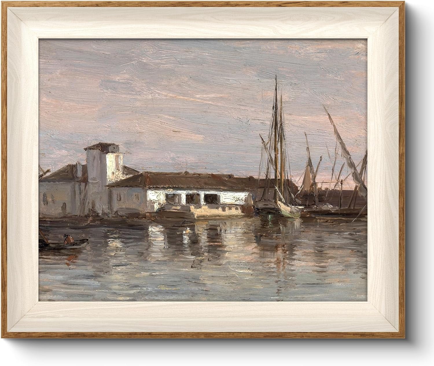 AXXPosters-Coastal Wall Decor Beach Wall Art Home Decor Vintage Harbor ...