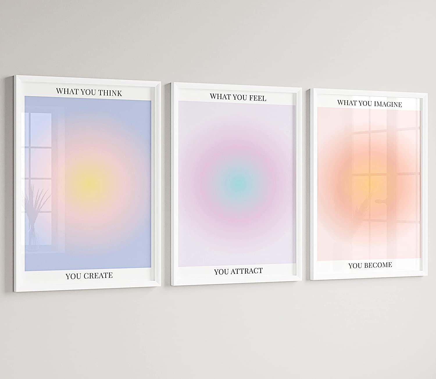 AXXPosters -Colorful Abstract Aura Posters for Room Aesthetic 3 Piece ...