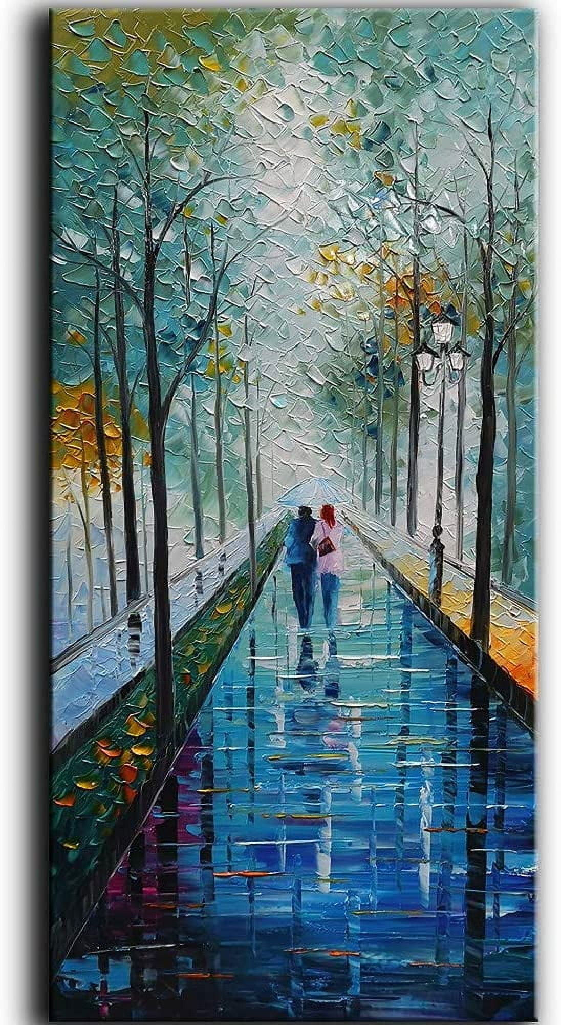 AXXPosters- Contemporary Art Landscape impressionist Oil Painting On ...