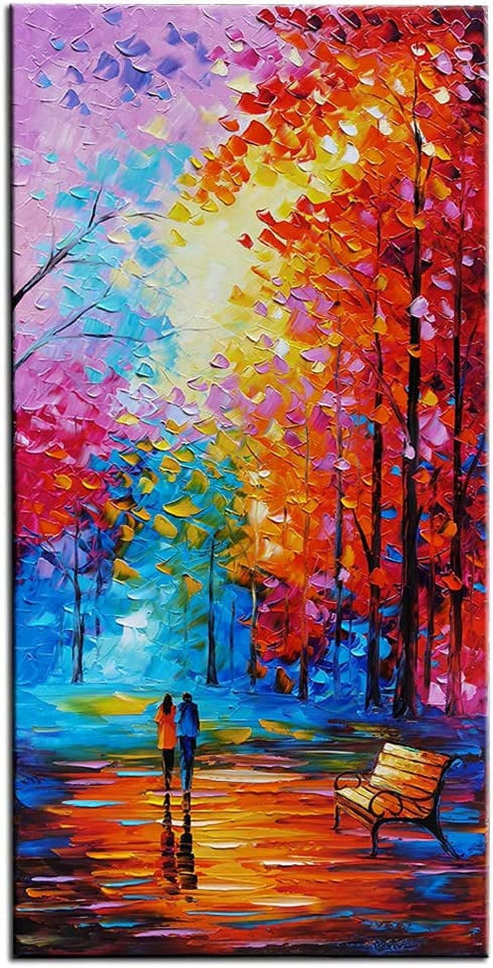 AXXPosters- Contemporary Art Landscape impressionist Oil Painting On ...