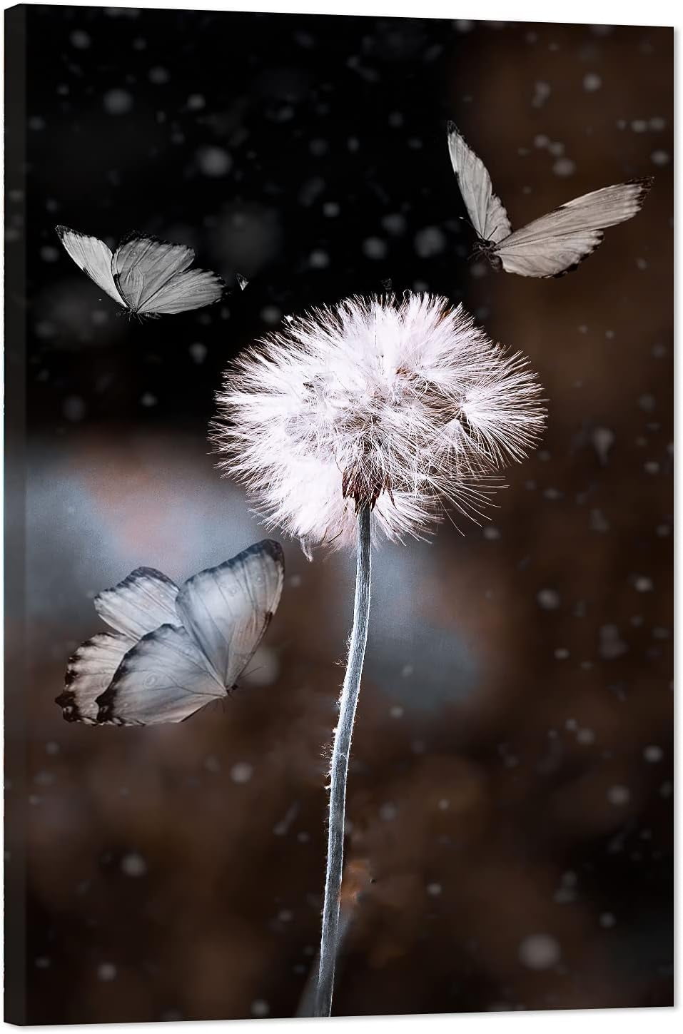 AXXPosters-Dandelion Canvas Wall Art, Colorful Dandelion Prints ...